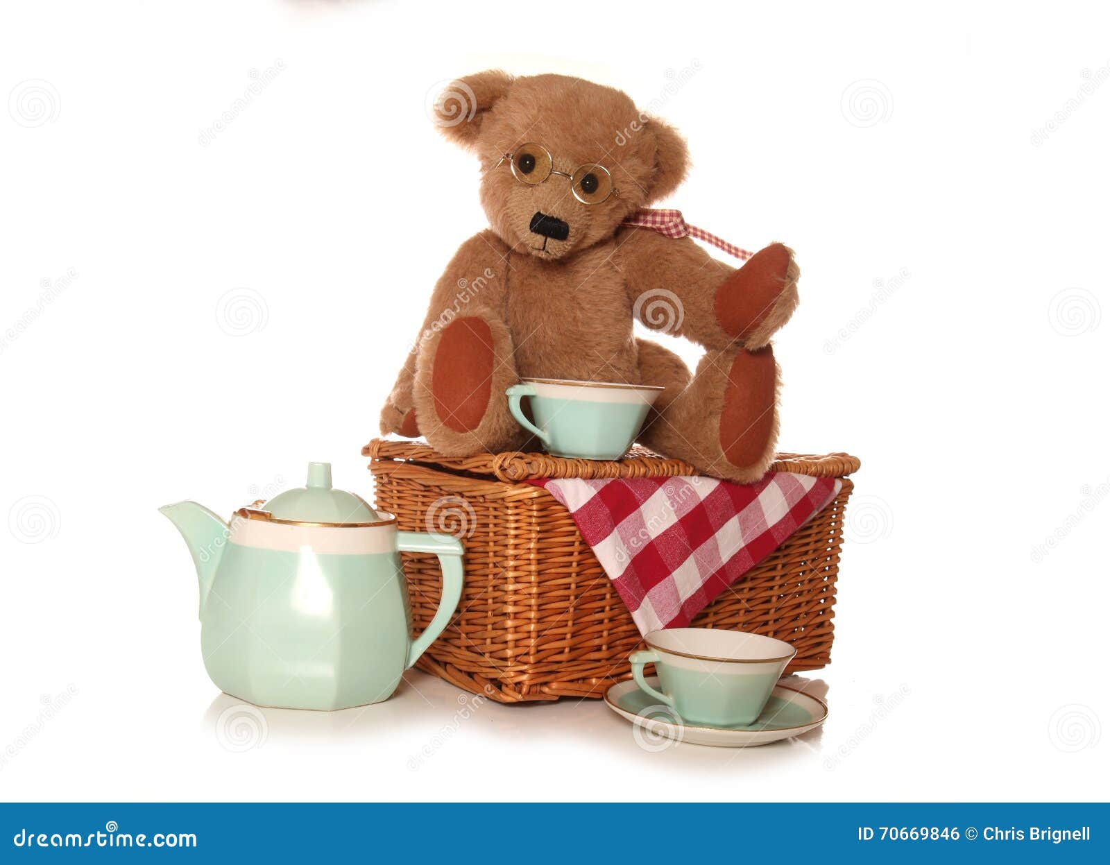 Teddy bear picnic tea stock photo. Image of white, teddy - 70669846