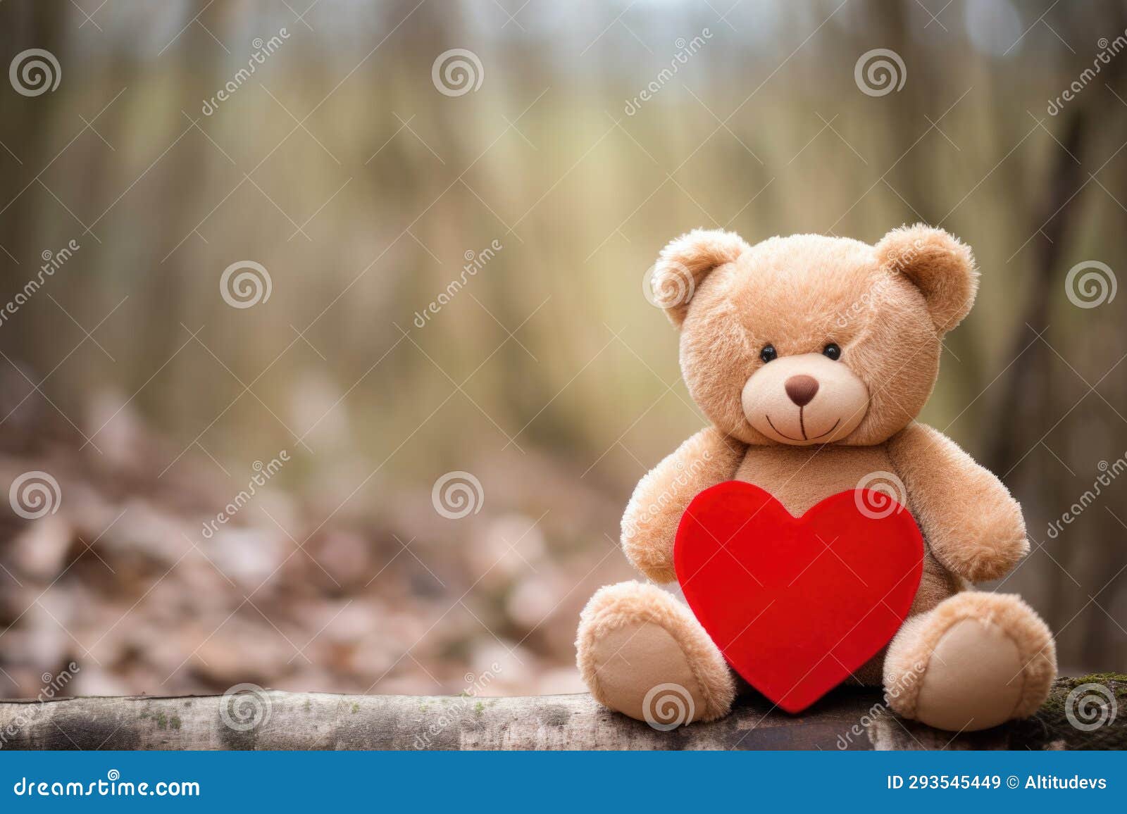 Teddy Bear with a Stitched Heart on the Stock Image - Image of handmade ...