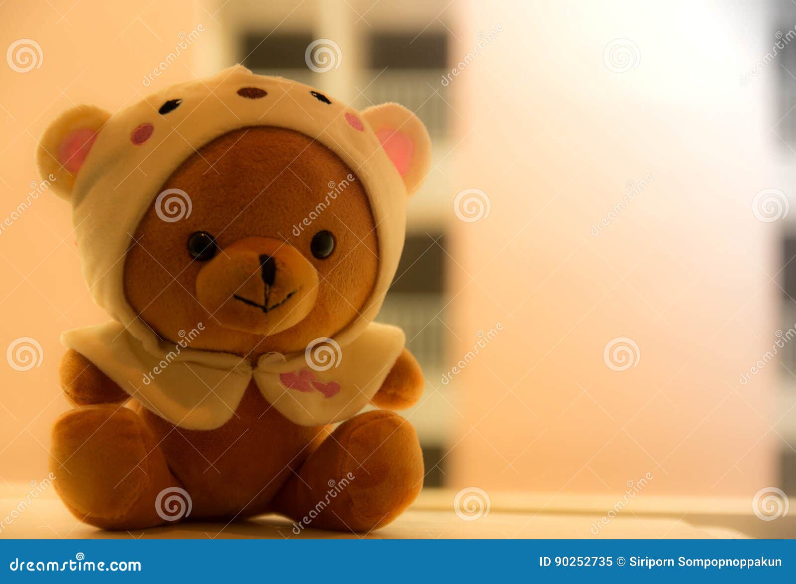 Teddy Bear stock image. Image of teddy, table, fresh - 90252735