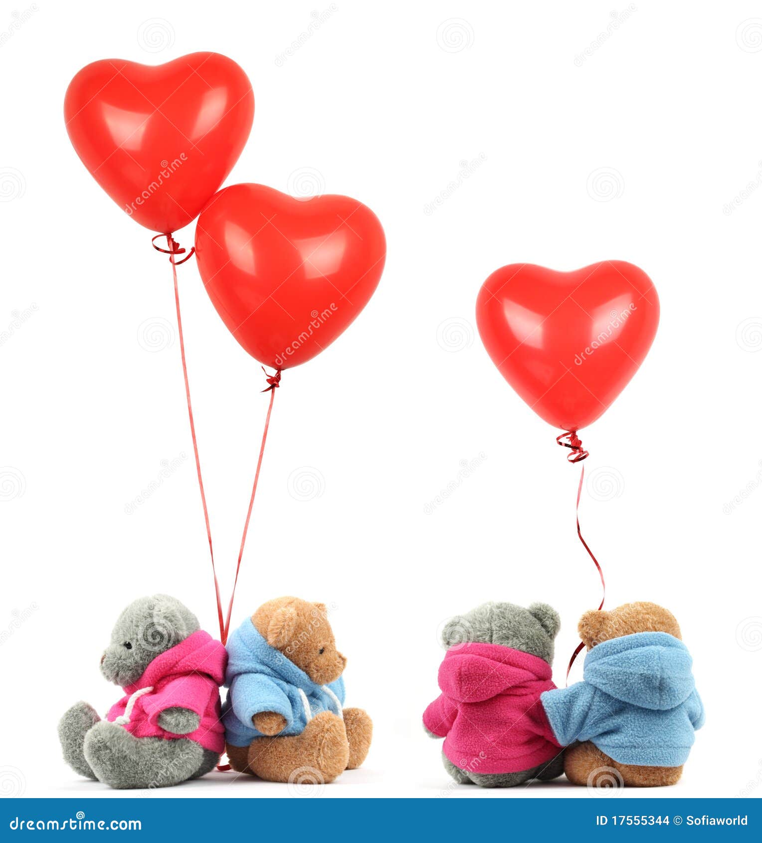 Teddy Bear Toy with Balloon Stock Photo - Image of child, teddybear ...
