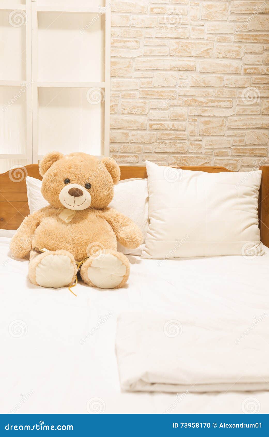 Teddy Bear Toy Sitting on the Bed Stock Photo - Image of sweet, stuffed ... Teddy Bear Toy Sitting on the Bed Stock Photo - Image of sweet, stuffed ...