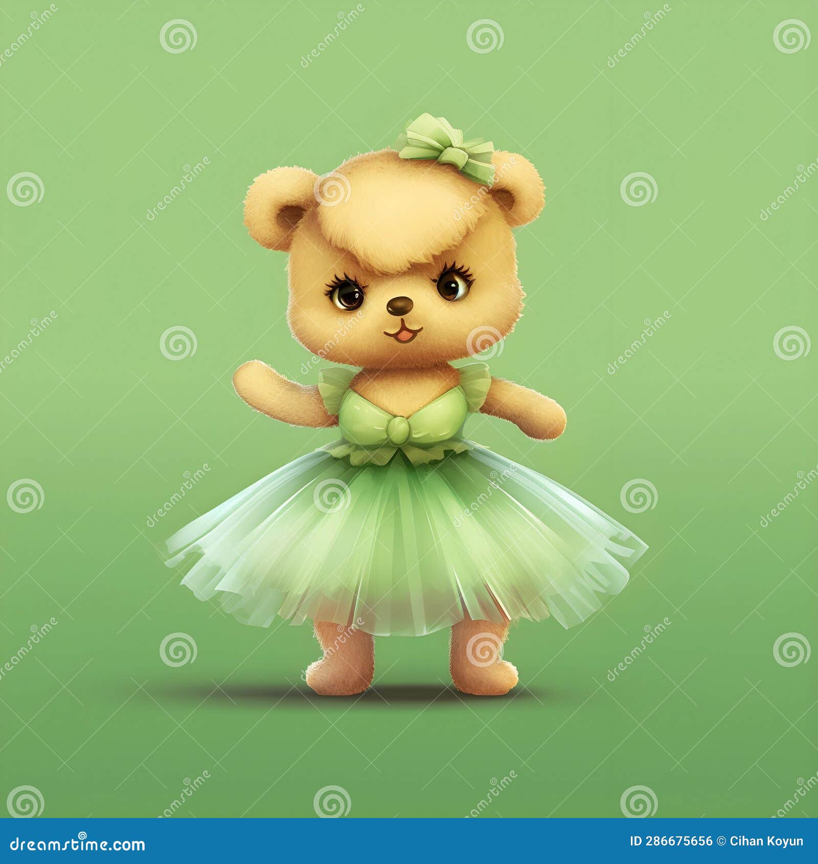 Teddy bear tutu delight stock illustration. Illustration of vintage ...