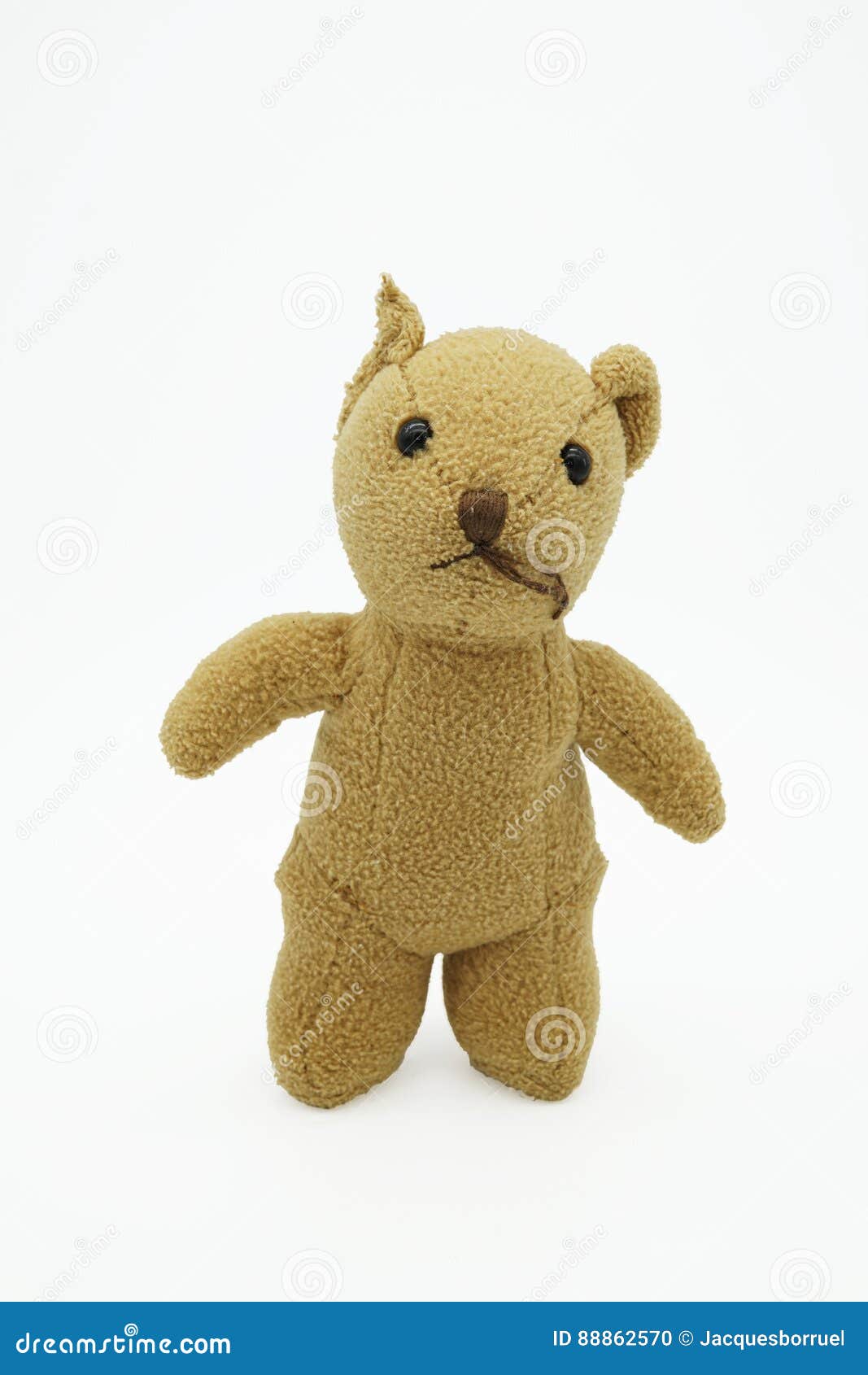 Teddy Bear stock photo. Image of brown, heart, bear, torn - 88862570