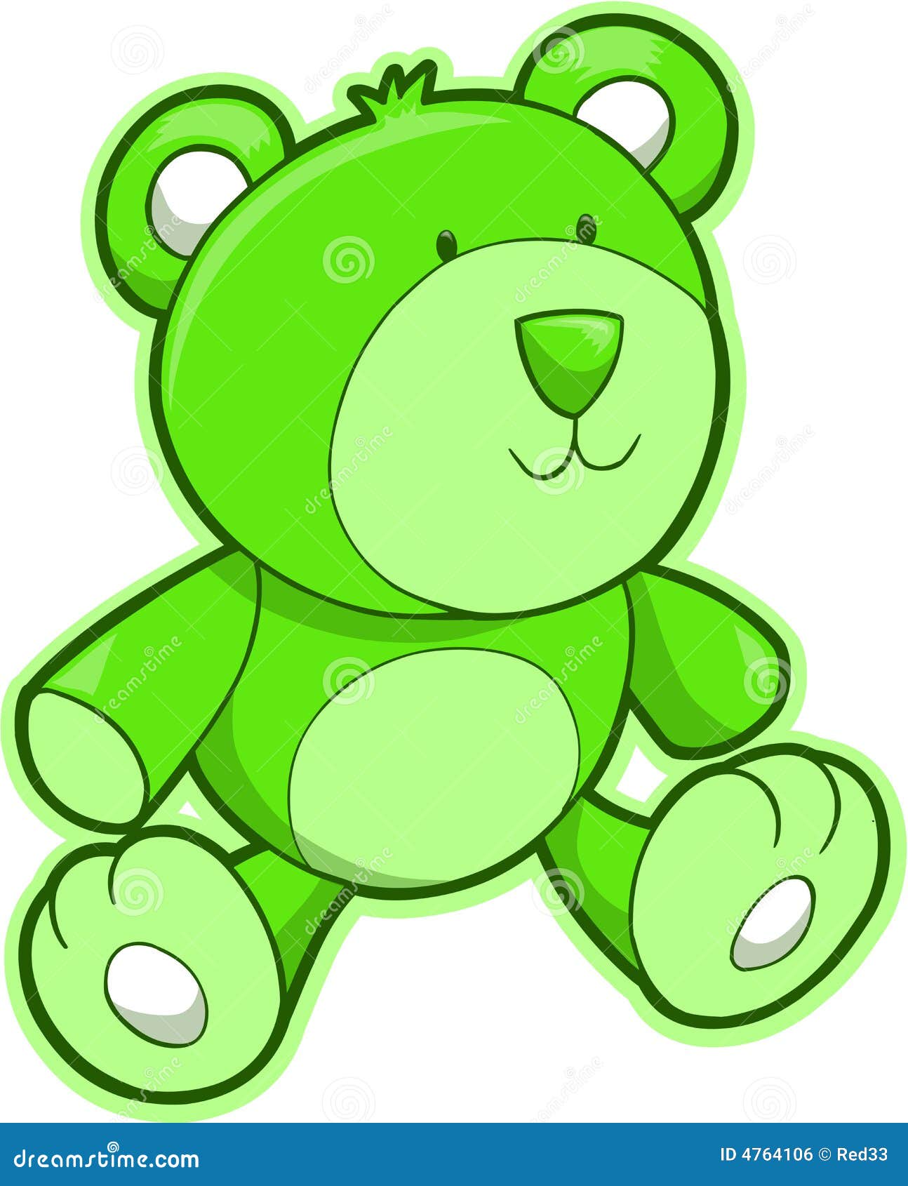 Green Bear Clipart