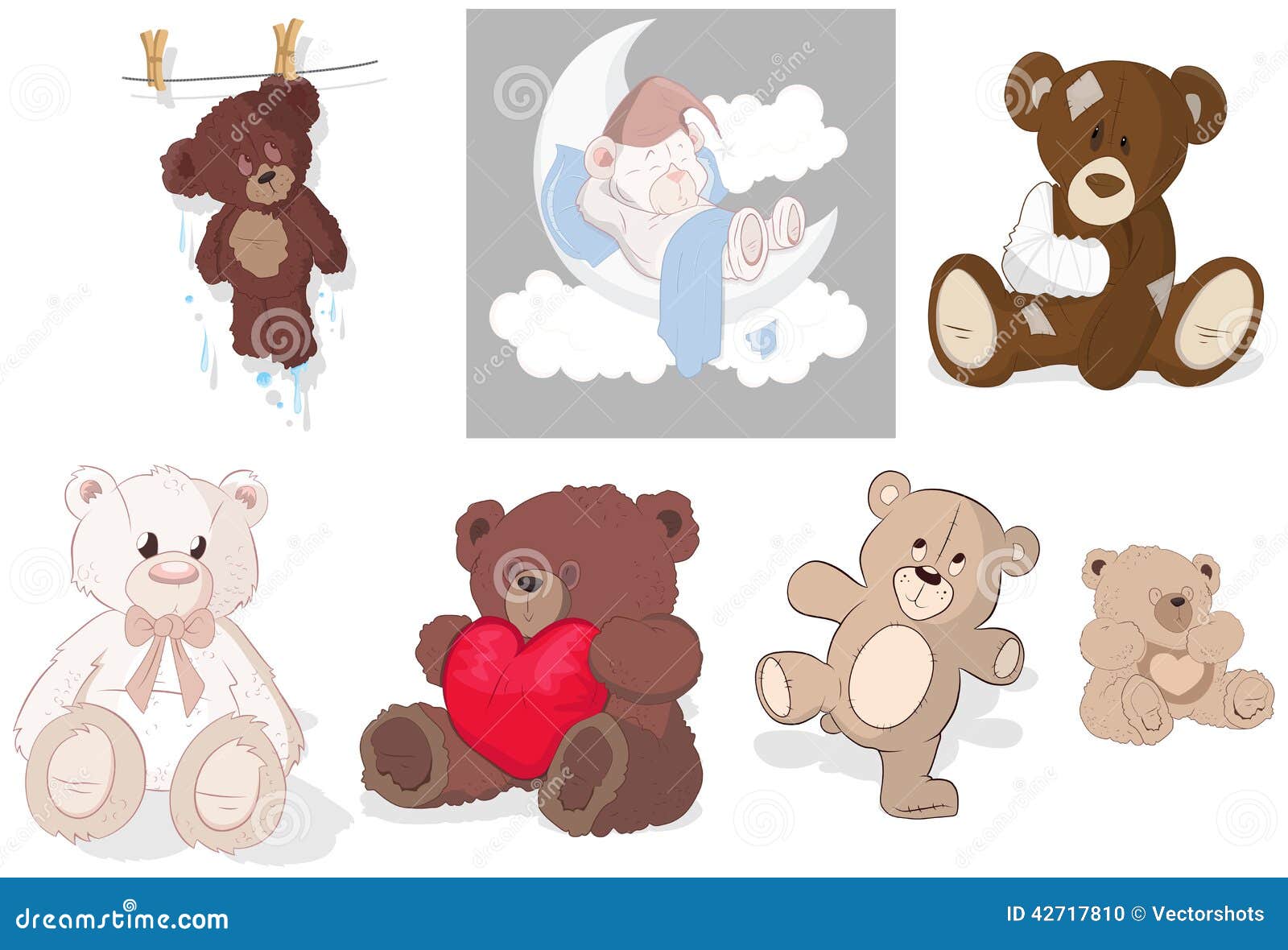 Teddy Bear Vectors stock illustration. Illustration of teddy - 42717810