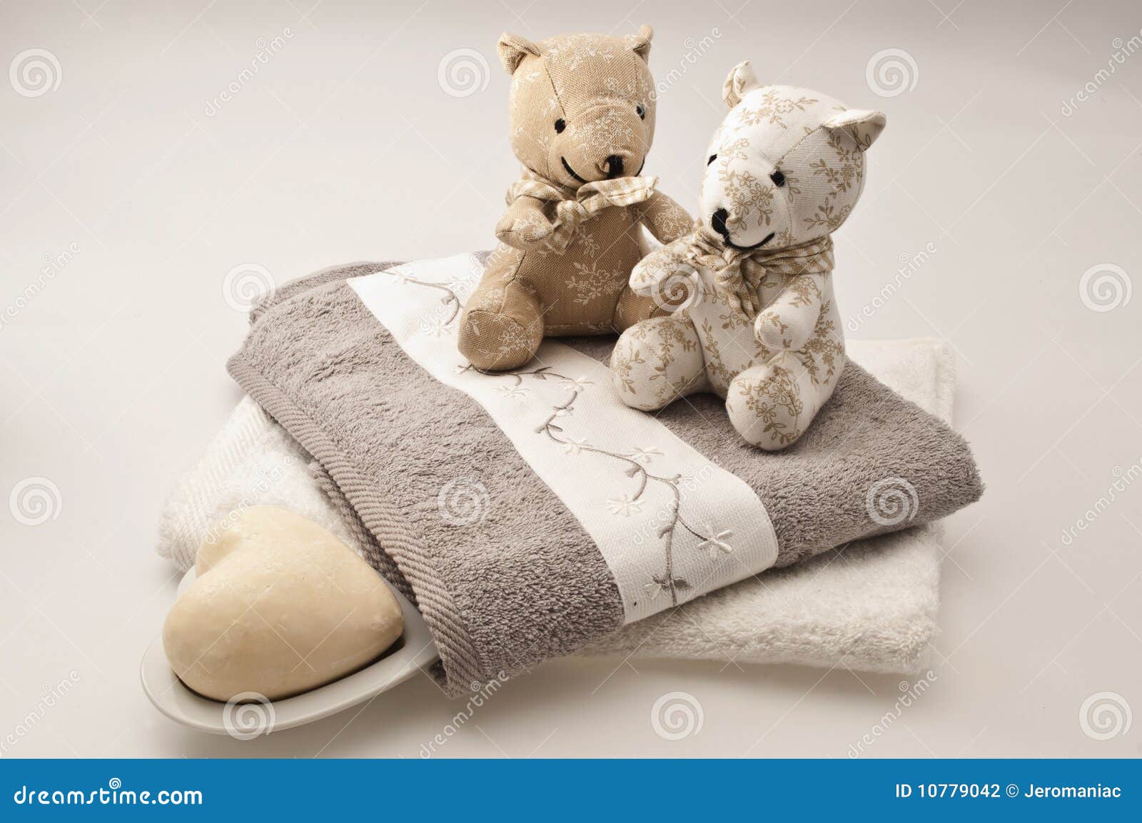 Teddy Bears and Bath Concept Stock Photo - Image of baby, isolated ...