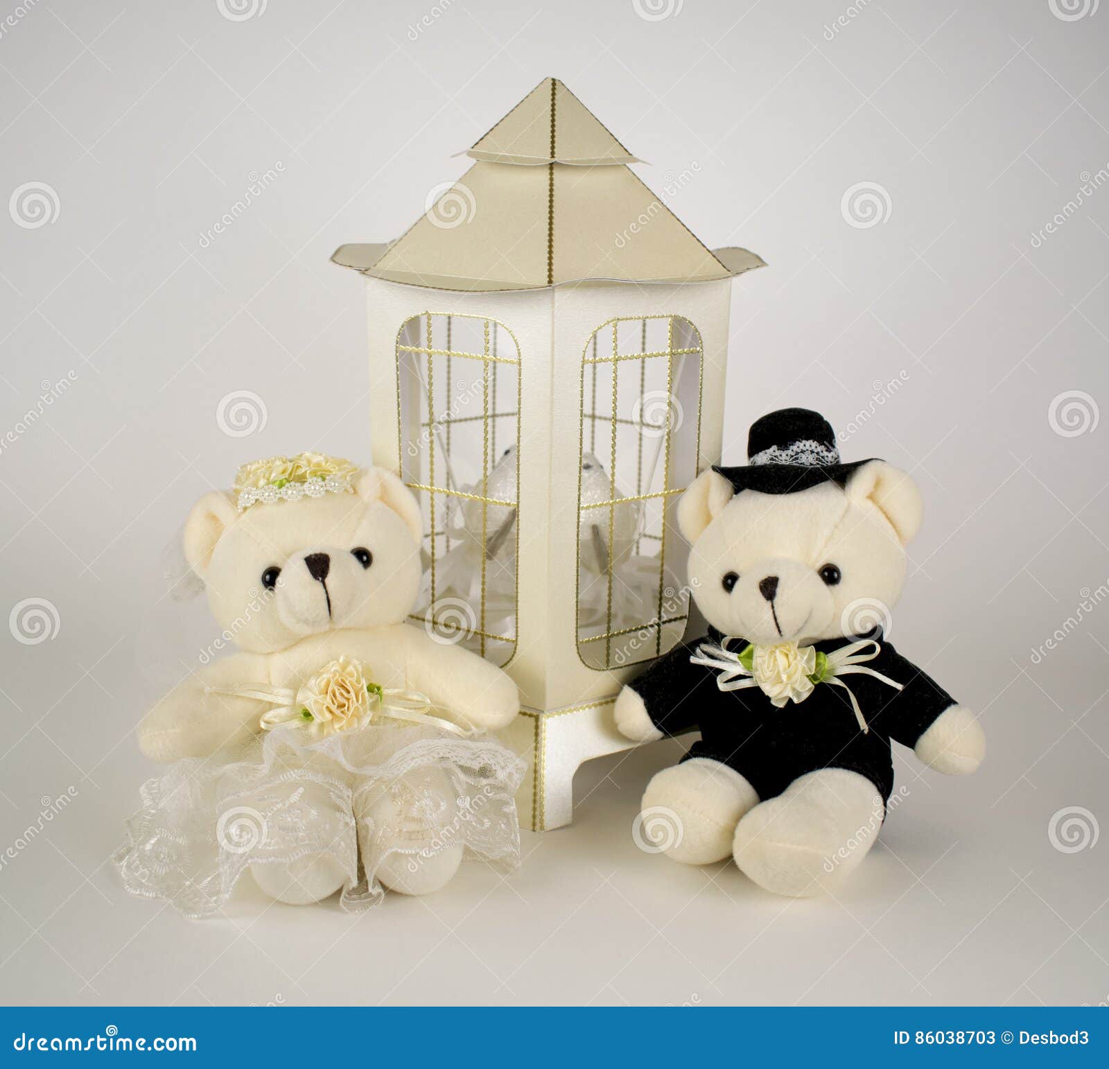 Teddy Bears Wedding stock image. Image of background - 86038703
