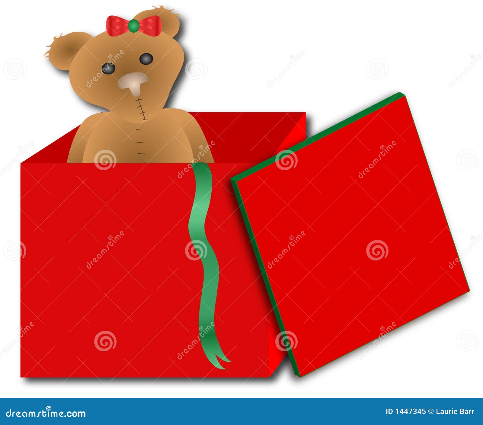 Teddy In A Box Picture. Image: 1447345