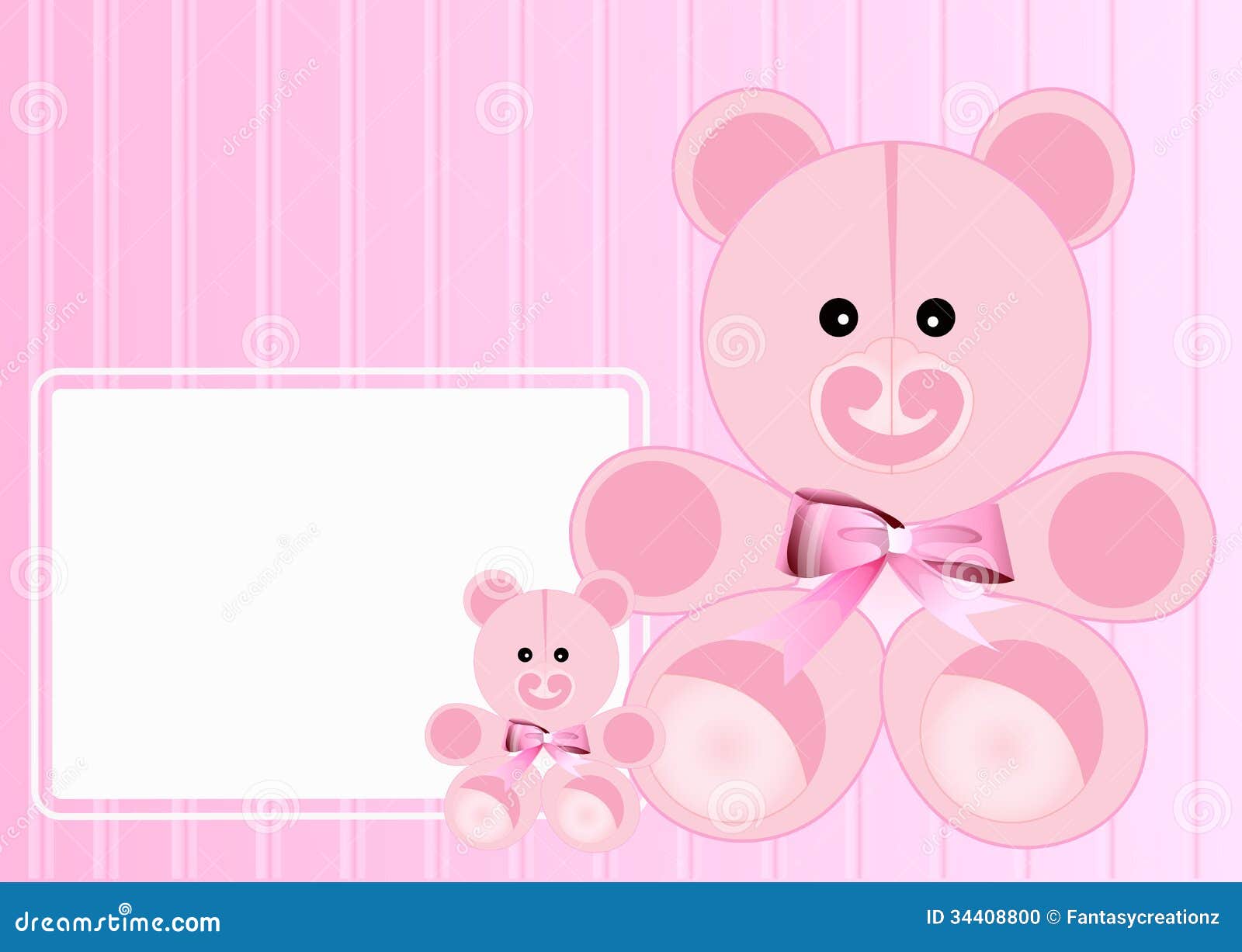 Teddy frame stock illustration. Illustration of background - 34408800