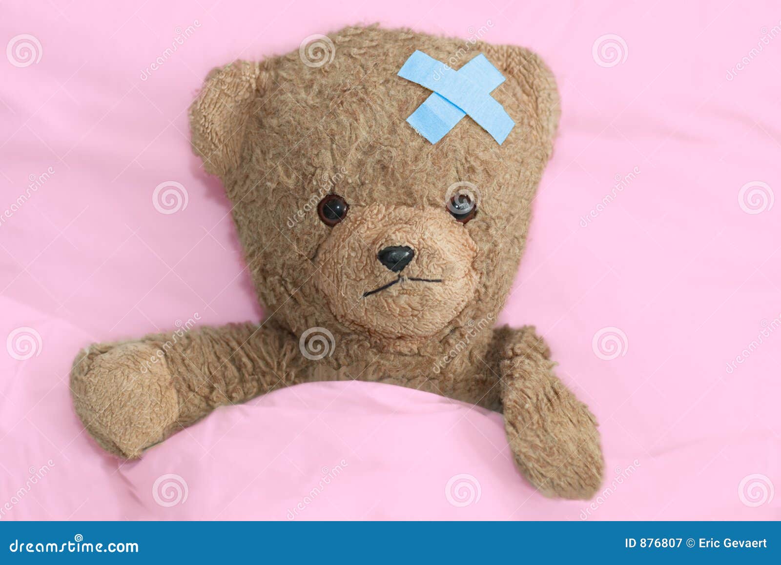 Teddy is sick stock image. Image of illness, bear, pain - 876807