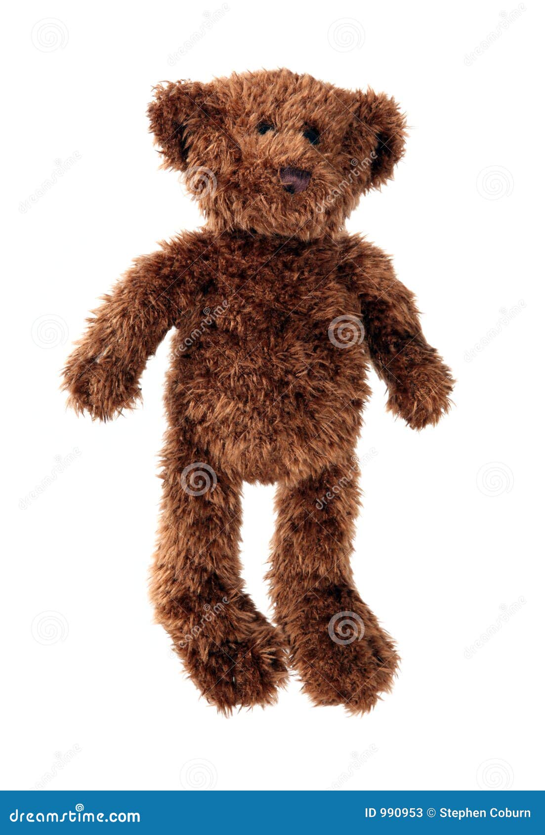 Teddybeer stock afbeelding. Image of geïsoleerd, leuk, kind - 990953
