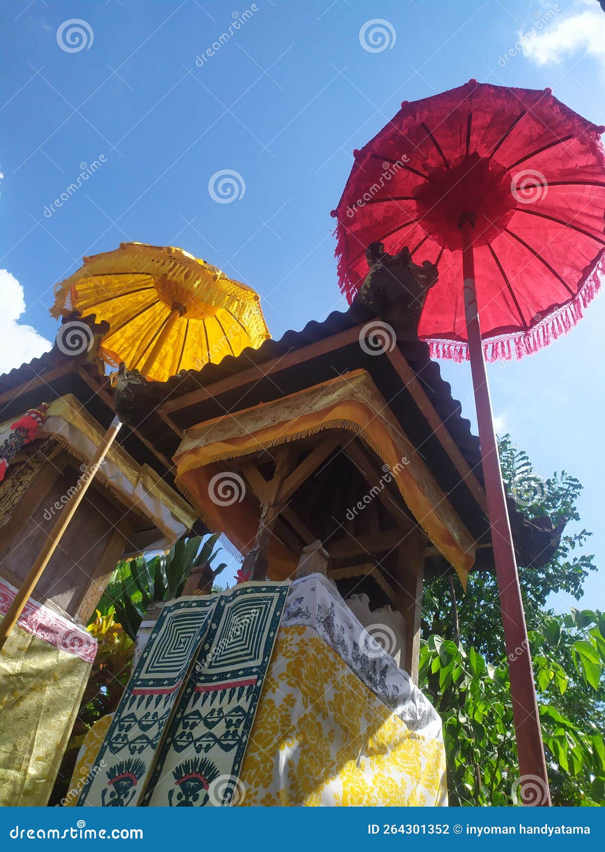 Tedung Bali stock photo. Image of used, like, umbrella - 264301352