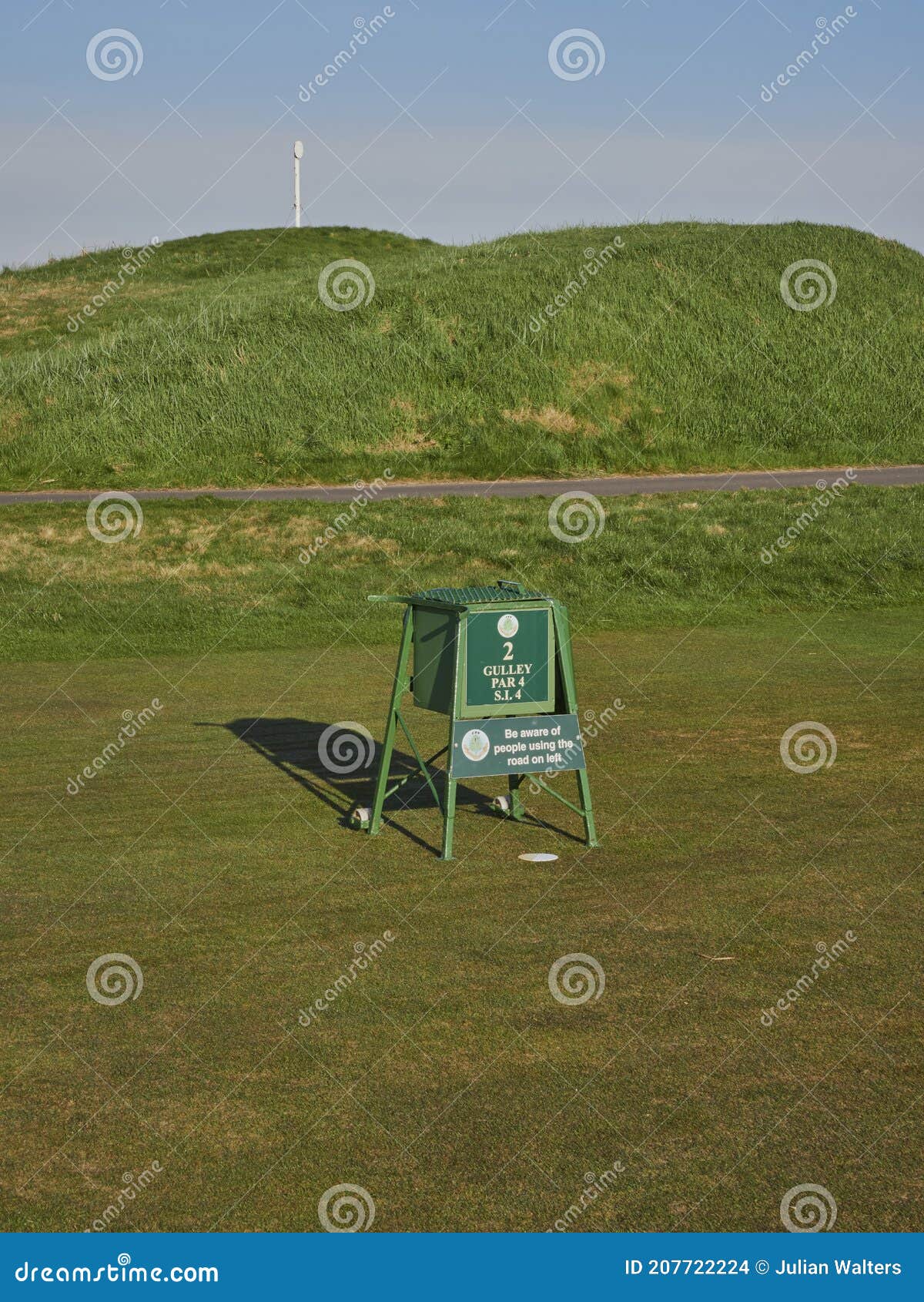 The Tee Box at the Par 4 Second Hole on the Championship Course at ...