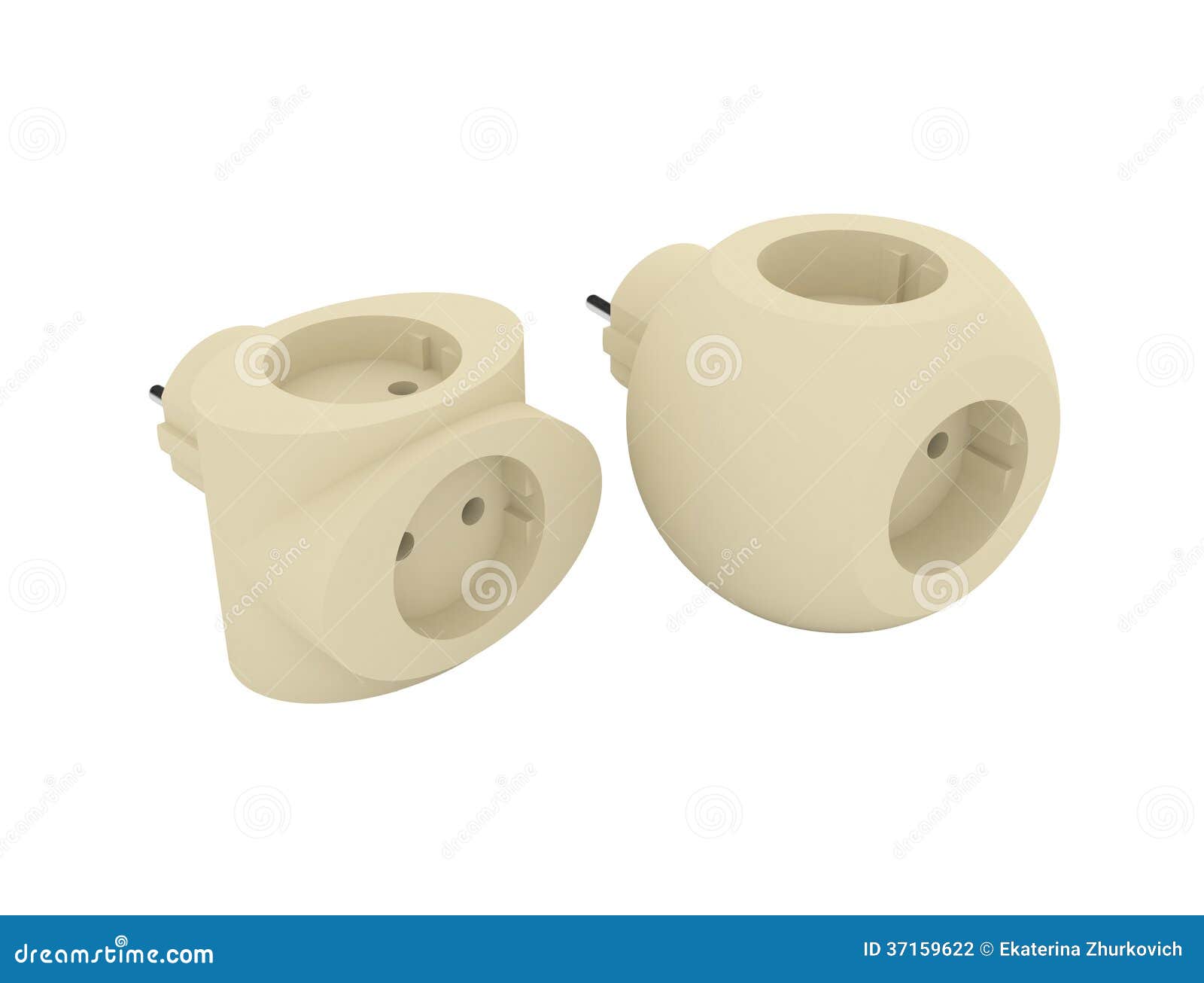 Tee electric white stock illustration. Illustration of contact - 37159622