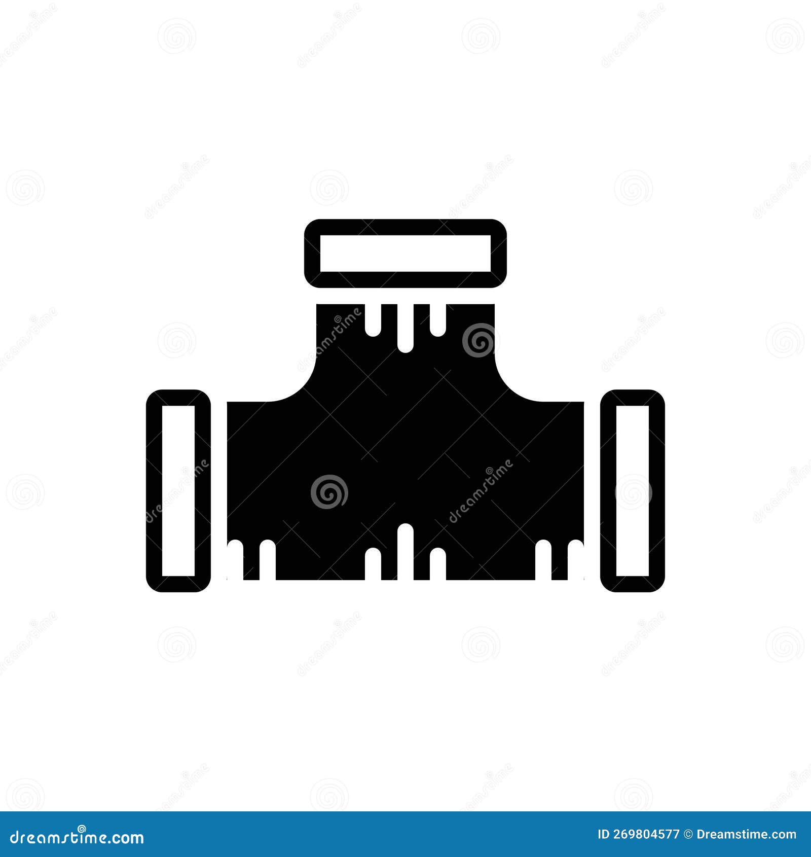 Black Solid Icon for Tee, Wooden Tee and Fairway Stock Vector ...