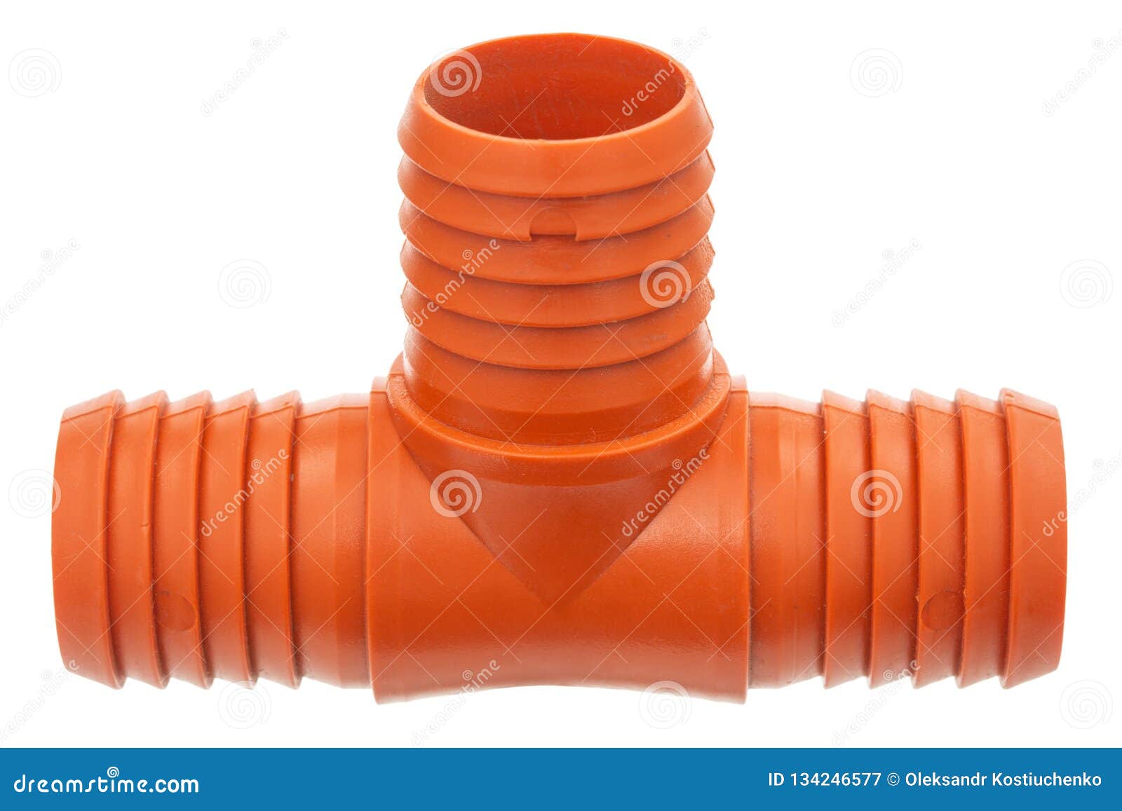 Tee Made of Plastic for the Installation of Water Pipes, for Connection ...