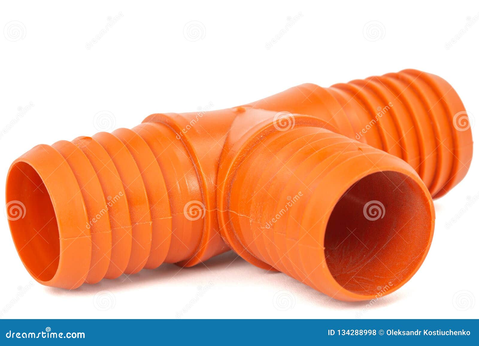 Tee Made of Plastic for the Installation of Water Pipes, for Connection ...