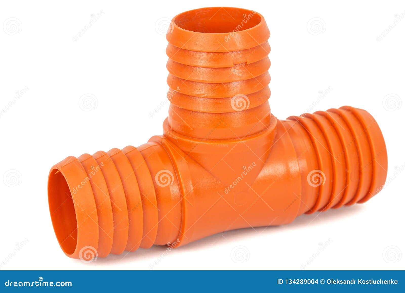 Tee Made of Plastic for the Installation of Water Pipes, for Connection ...