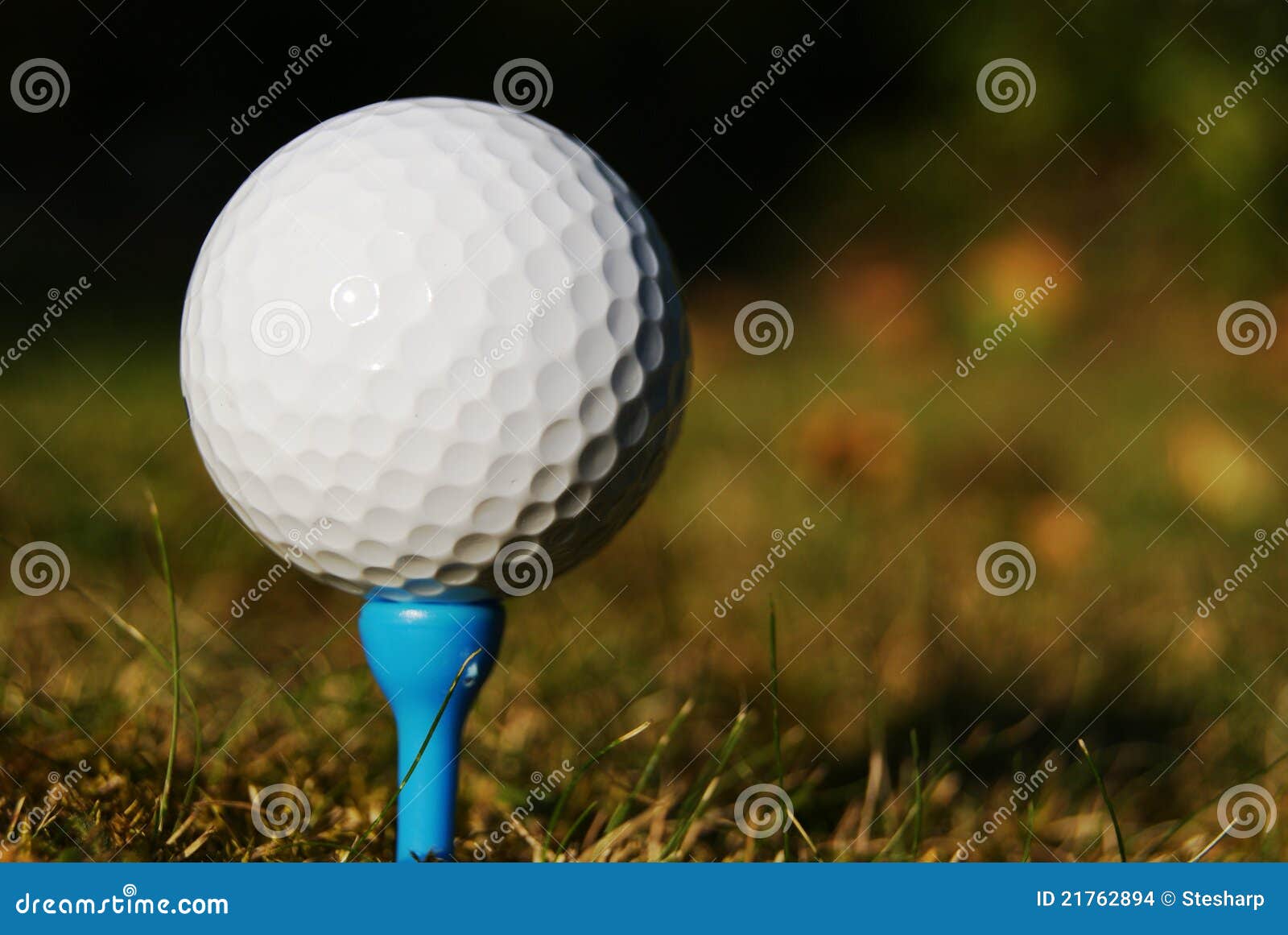 Tee off stock photo. Image of white, game, blue, grass - 21762894