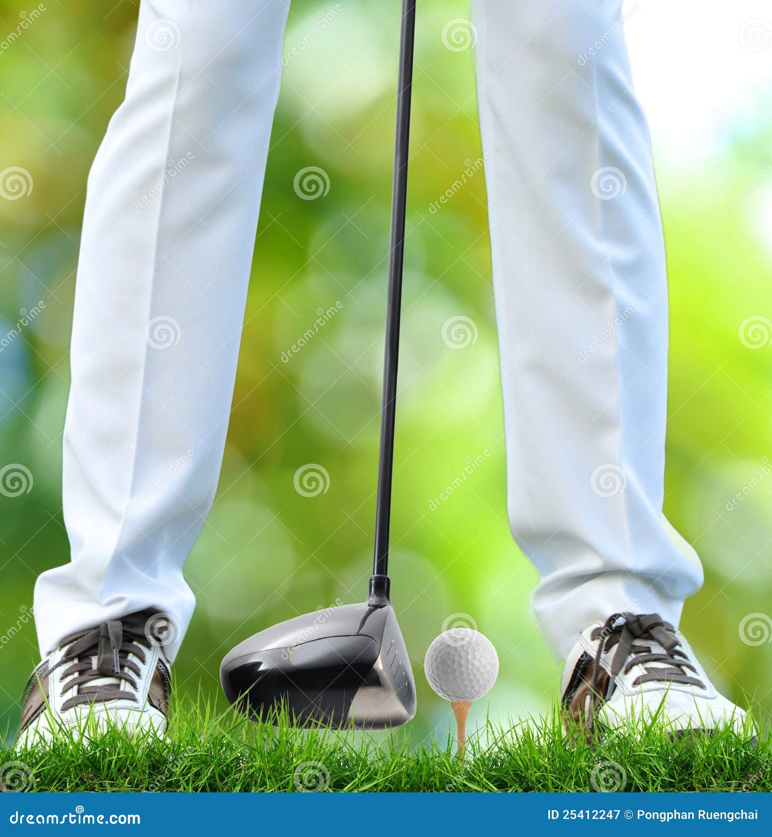 Tee Off stock image. Image of green, recreational, preparation - 25412247