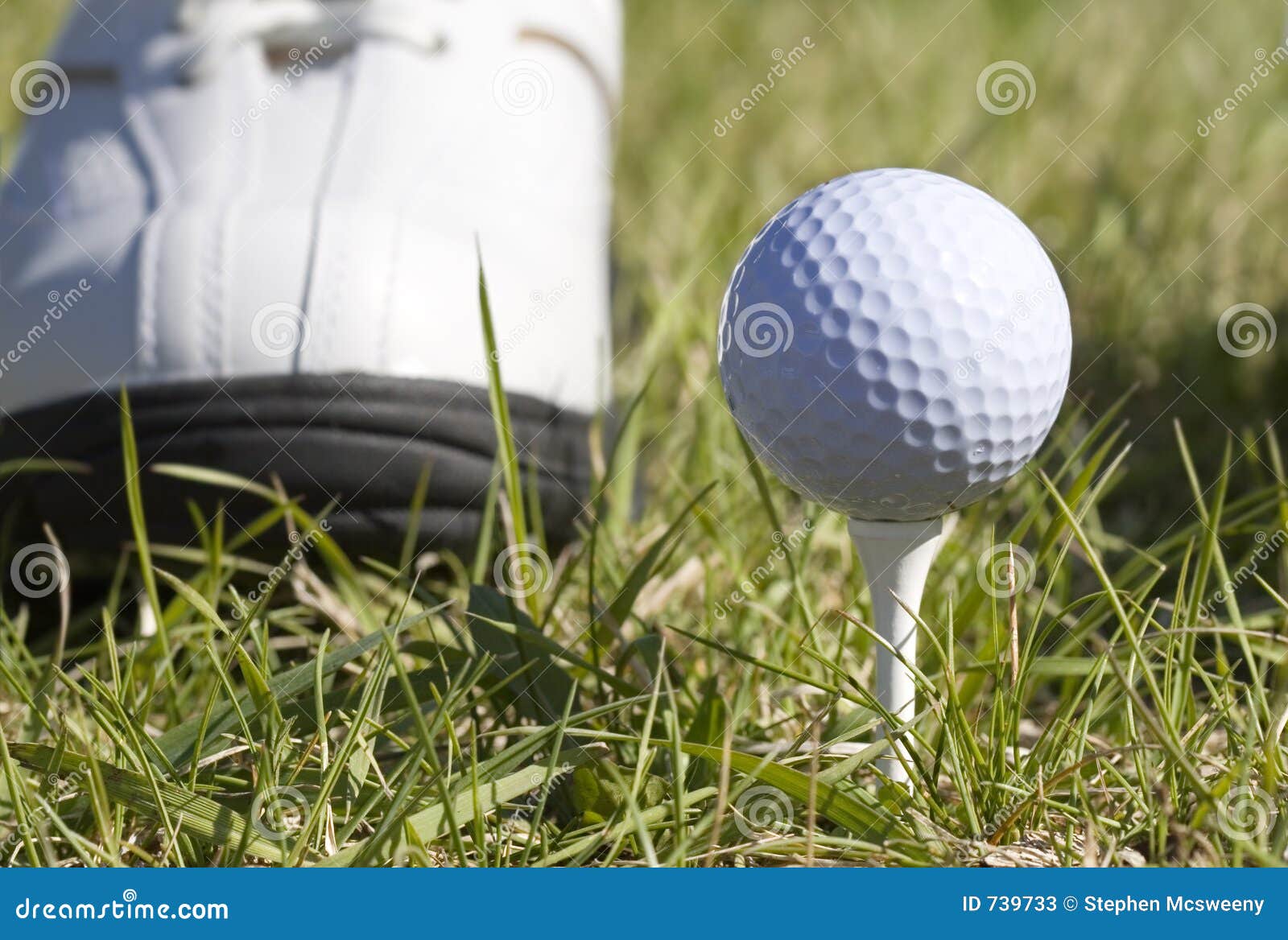 Tee off stock image. Image of game, golf, grip, close, ball - 739733