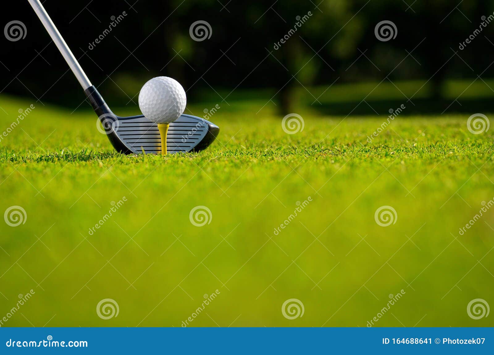 Tee Off stock image. Image of iron, closeup, leisure - 164688641