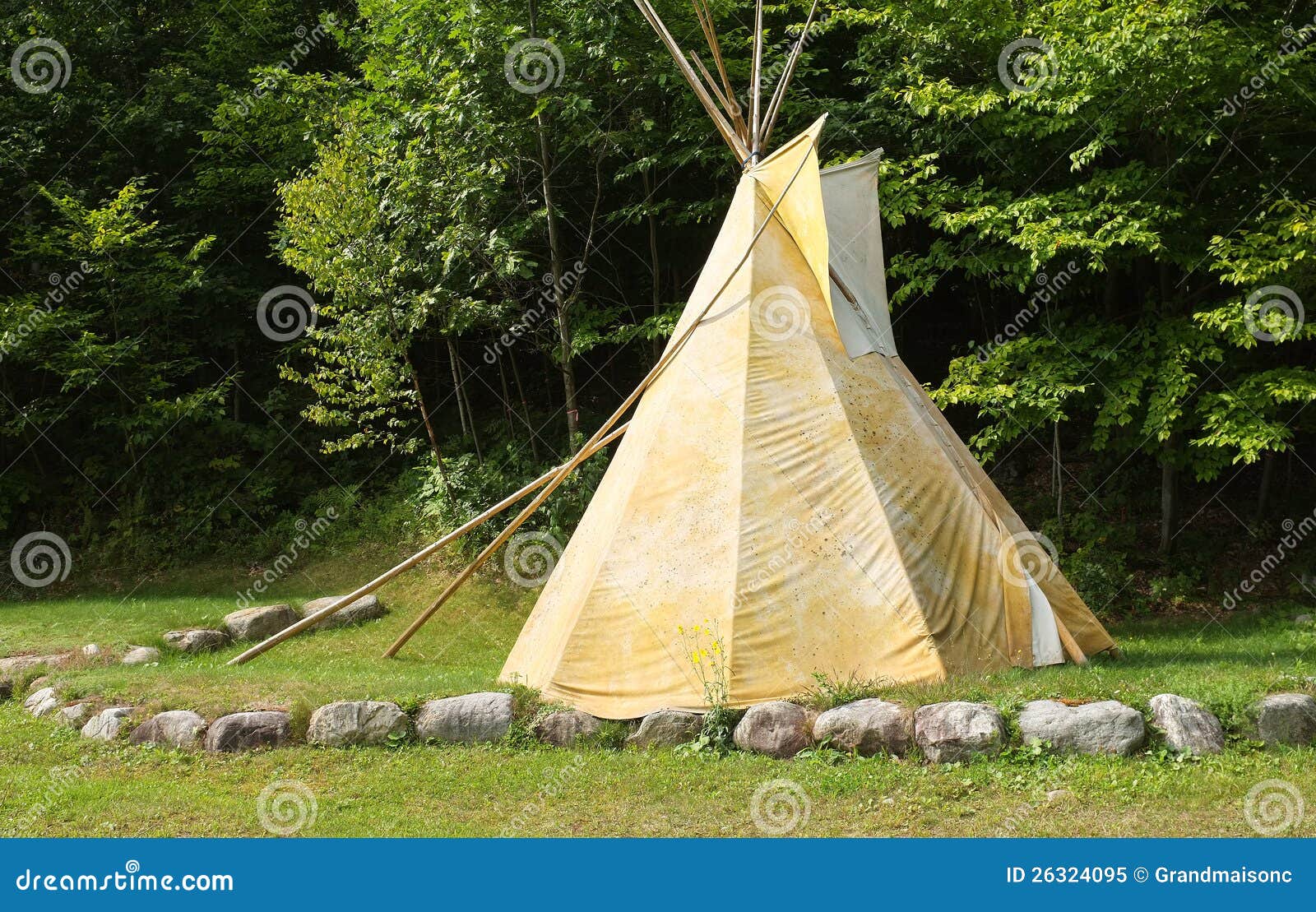 Tee pee stock image. Image of native, polka, culture - 26324095