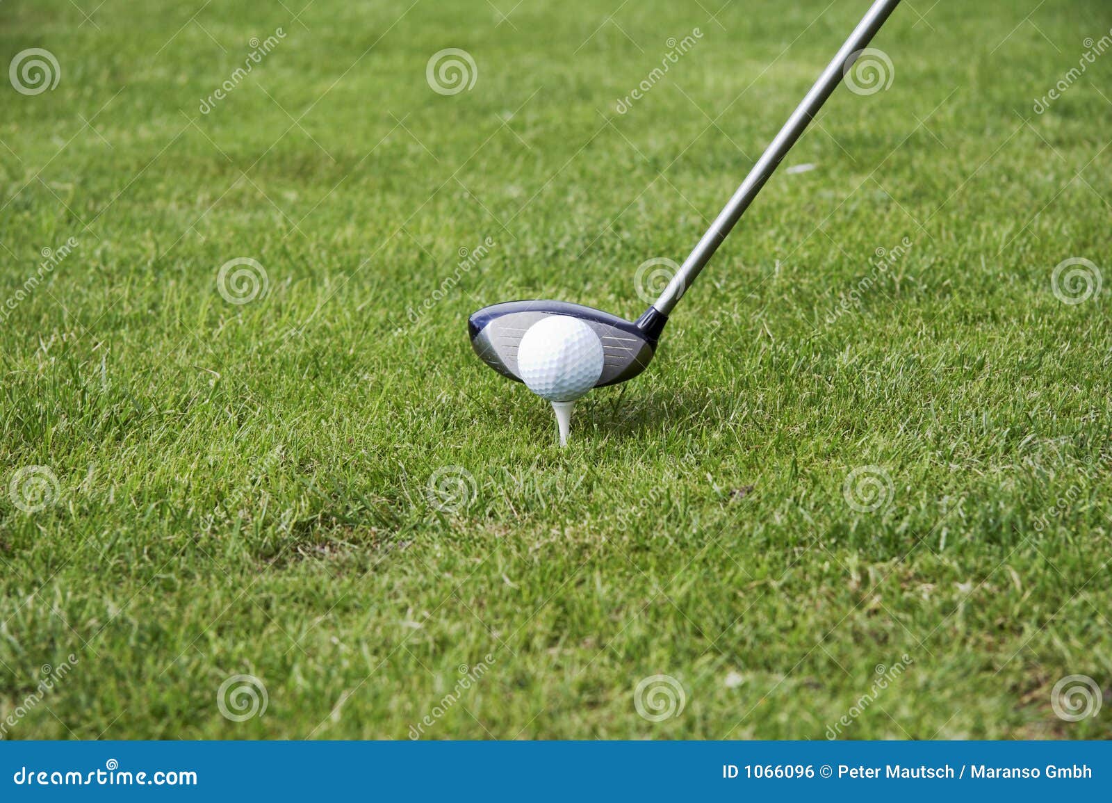 Tee-up the golf ball 02 stock photo. Image of wood, women - 1066096