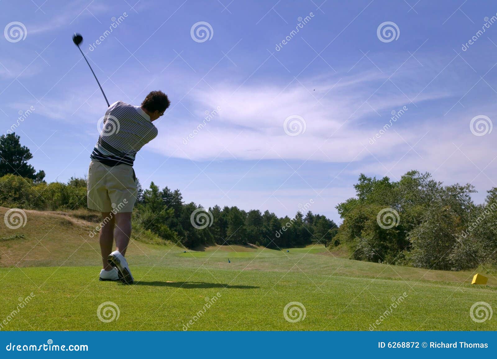 Teeing off stock photo. Image of sports, sportsman, golfer - 6268872