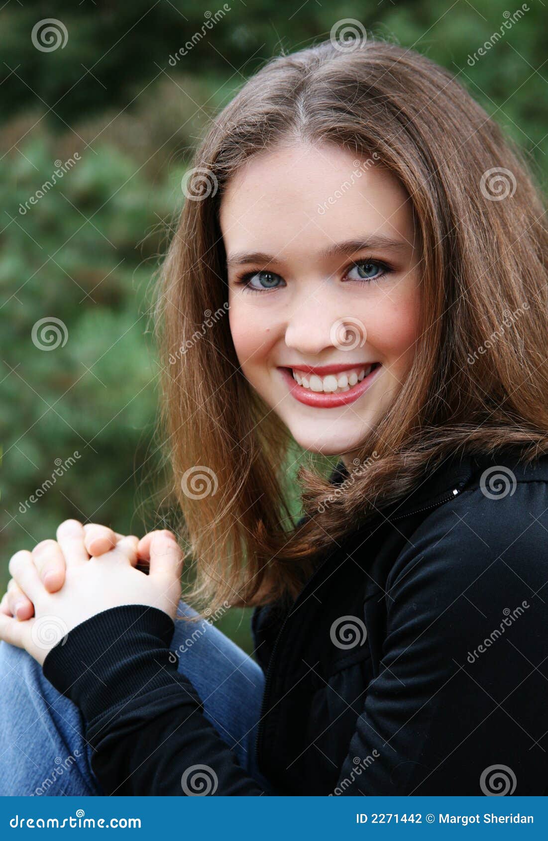 Teen Beauty stock photo. Image of black, dress, lifestyle - 2271442