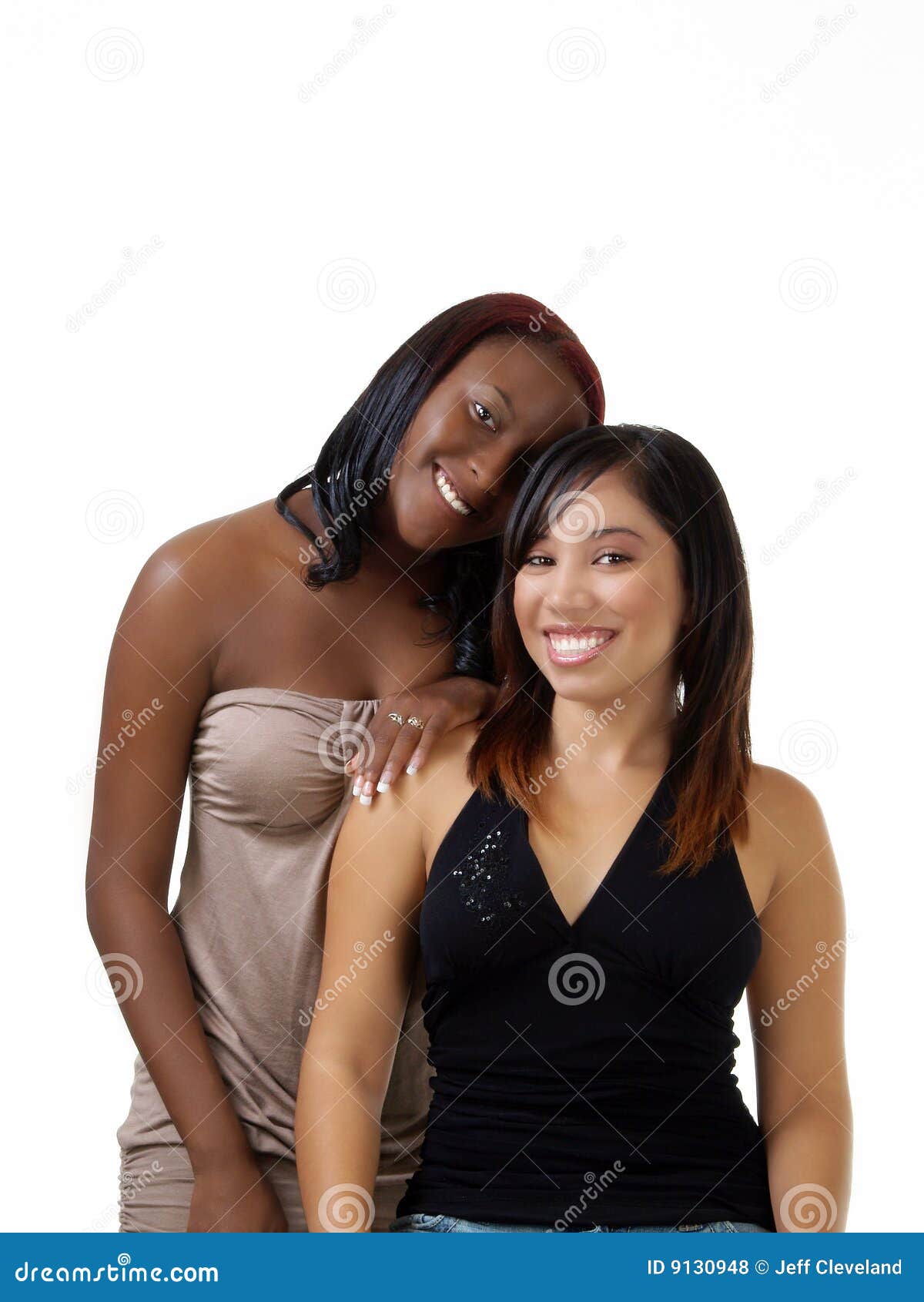 Teen Black and Hispanic Girls Double Portrait Stock Photo - Image of ... Teen Black and Hispanic Girls Double Portrait Stock Photo - Image of ...