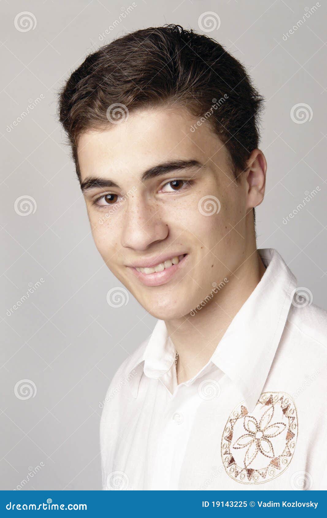 Teen boy stock image. Image of studio, average, caucasian - 19143225