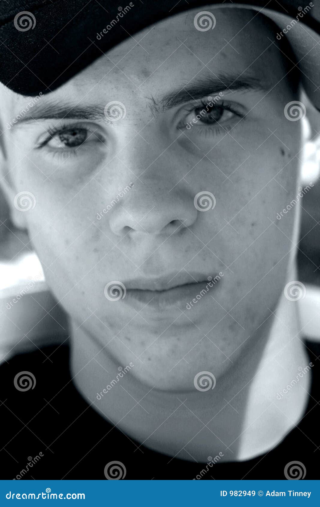 Teen Boy Face stock image. Image of pose, people, youth - 982949