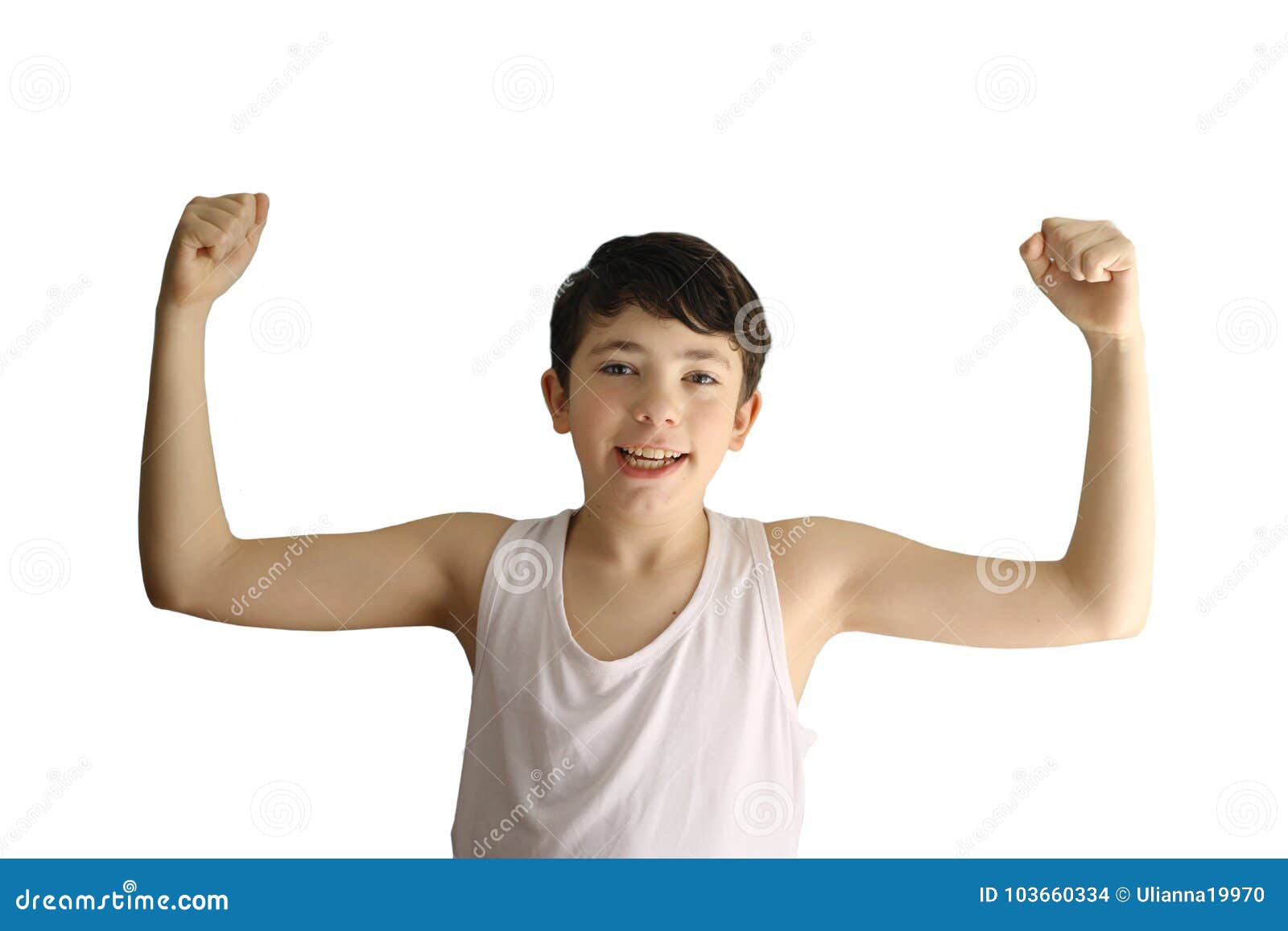 Teen Boy Show Weak Biceps Muscles Smiling Close Up Photo Stock Photo ... Teen Boy Show Weak Biceps Muscles Smiling Close Up Photo Stock Photo ...