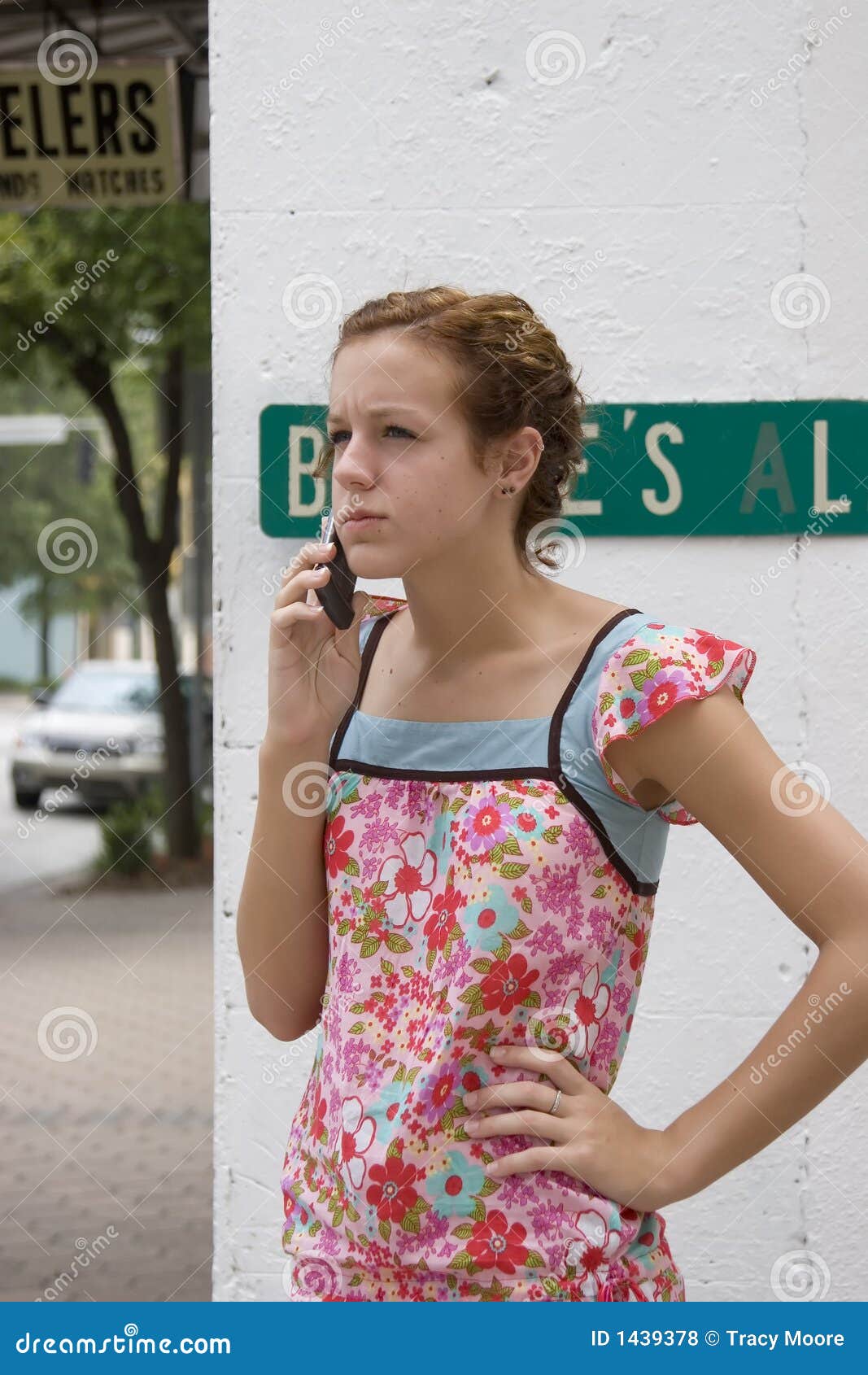 Teen Cell phone two stock photo. Image of talking, girl - 1439378