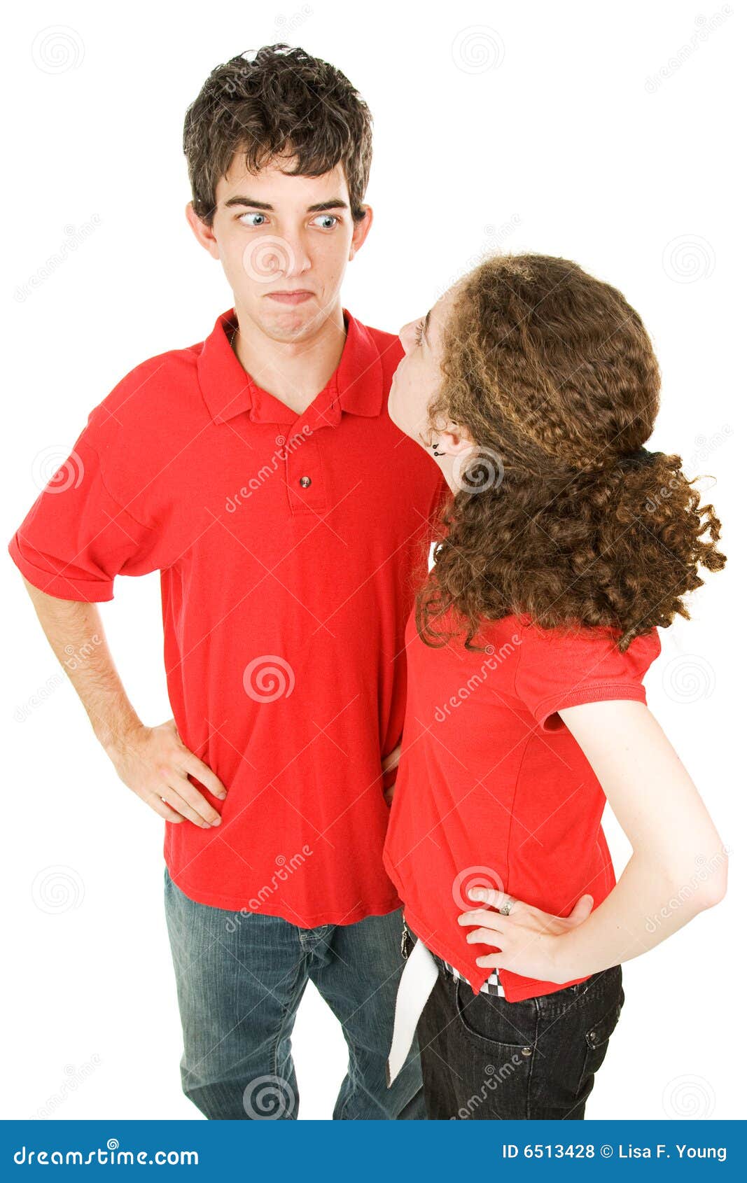 Teen Couple Arguing stock photo. Image of people, curly - 6513428