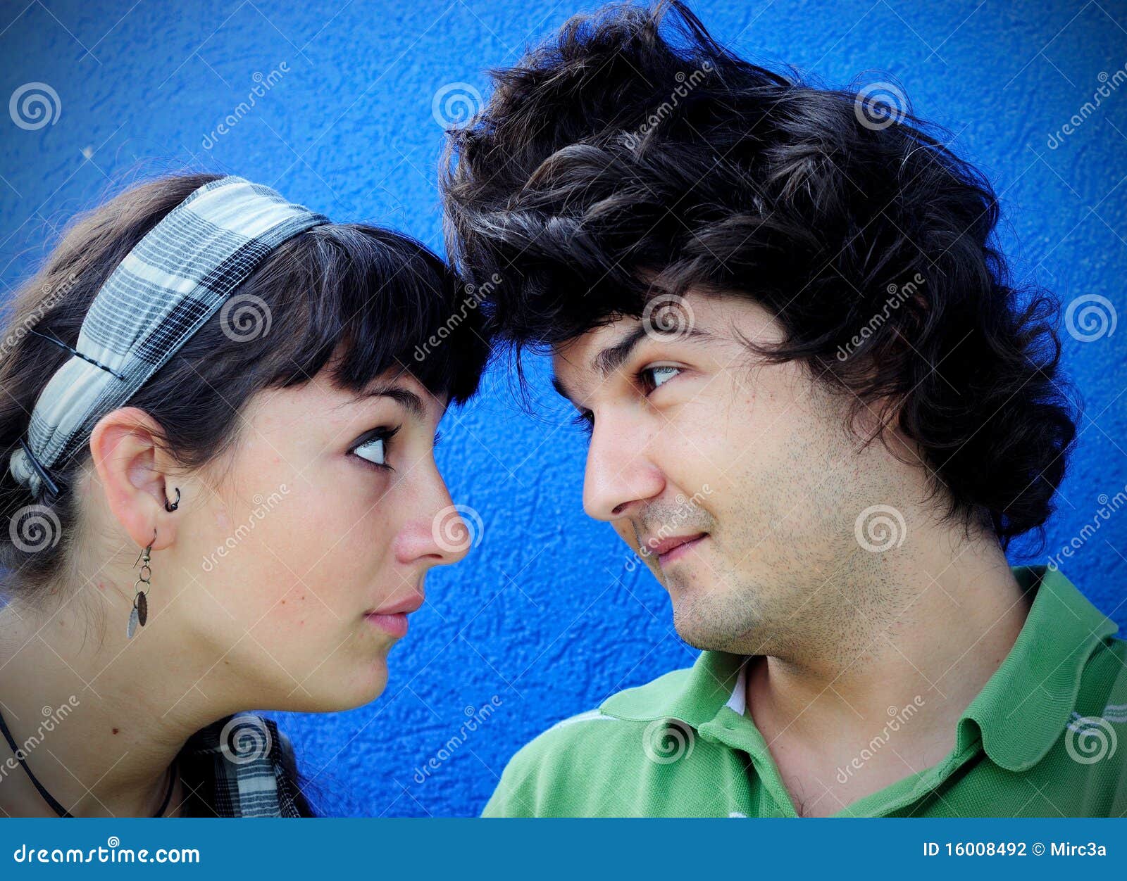 Teen couple confronting stock photo. Image of confront - 16008492