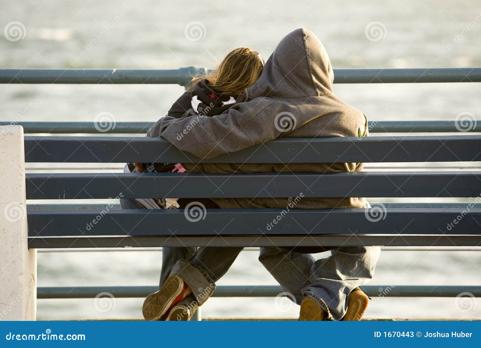 Teen Couple in Love, bench stock image. Image of atlantic - 1670443