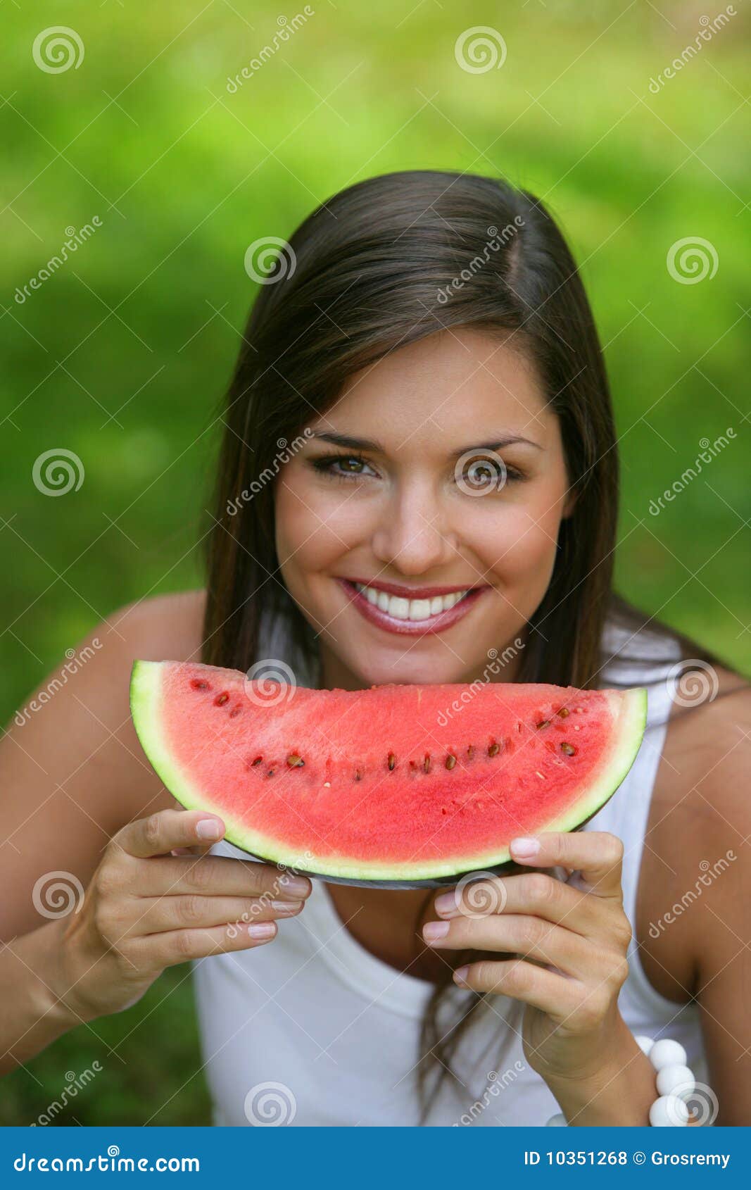 Teen eating watermelon stock photo. Image of healthy - 10351268
