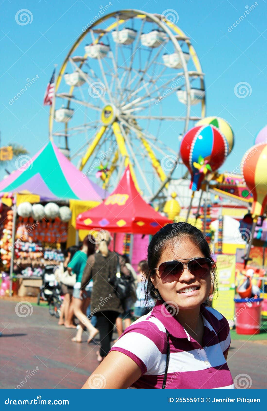 Teen at the Fair stock image. Image of teen, fair, female - 25555913