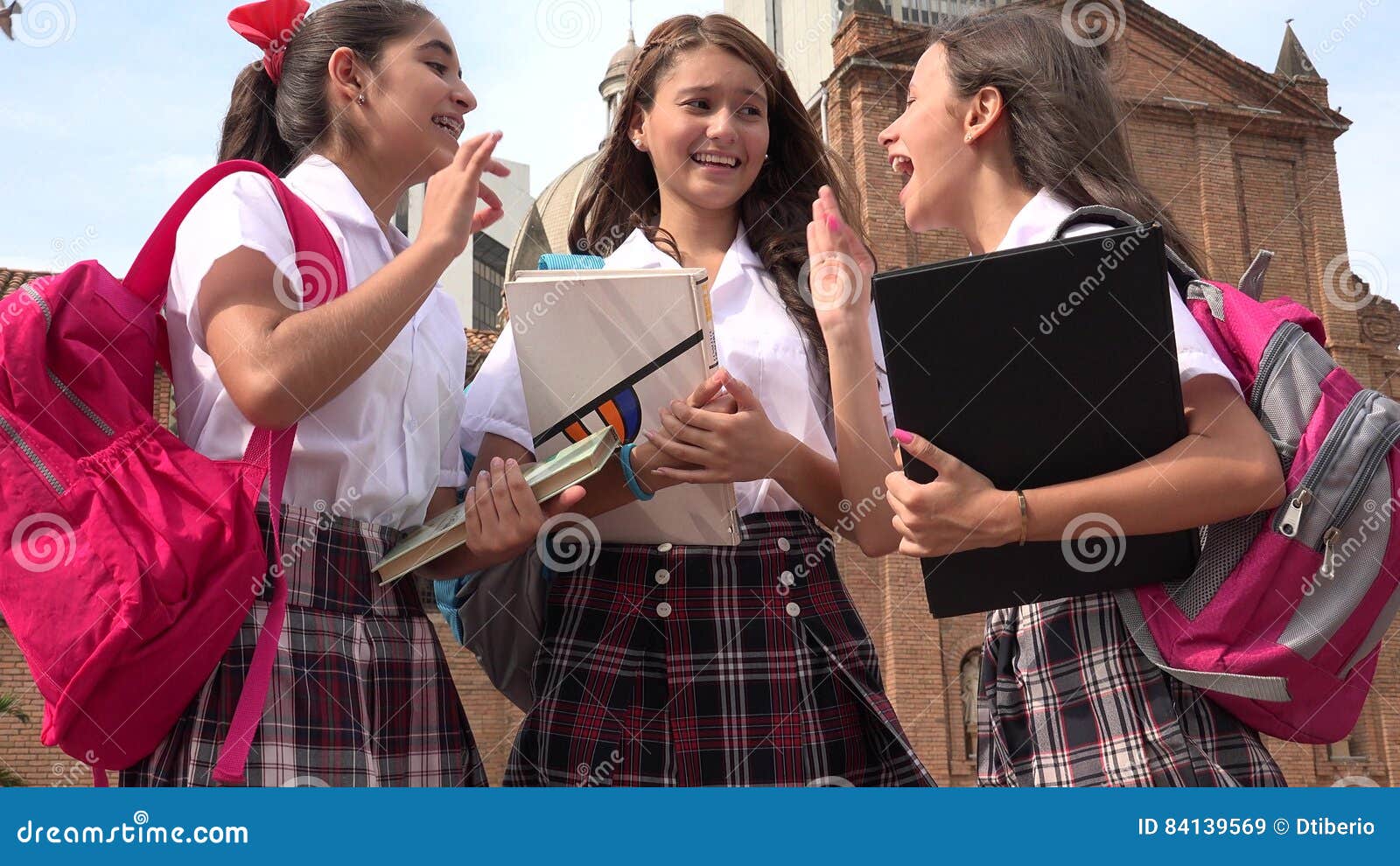 Teen Female Students Talking and Holding Books Editorial Stock Image ... Teen Female Students Talking and Holding Books Editorial Stock Image ...
