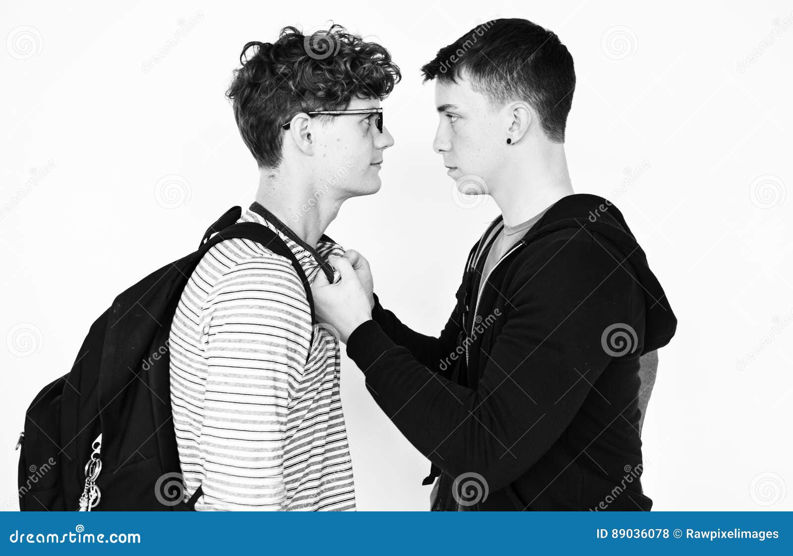 Teen Fight Anger Conflict Violence Aggression Stock Photo - Image of ...