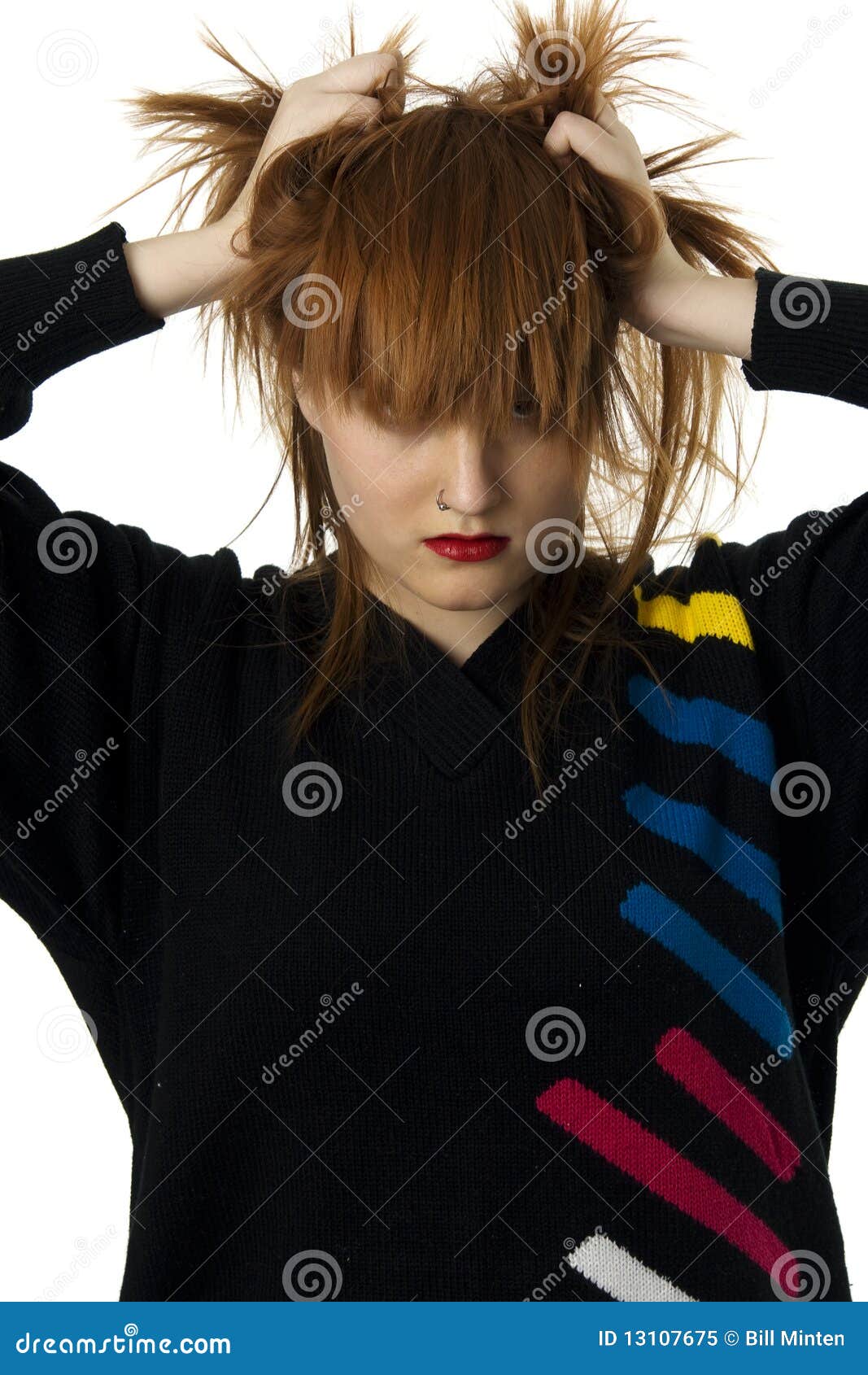 Teen Frustration stock image. Image of white, beautiful - 13107675