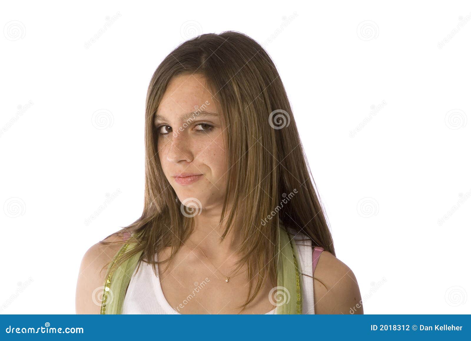 Teen girl glancing stock photo. Image of glance, pretty - 2018312