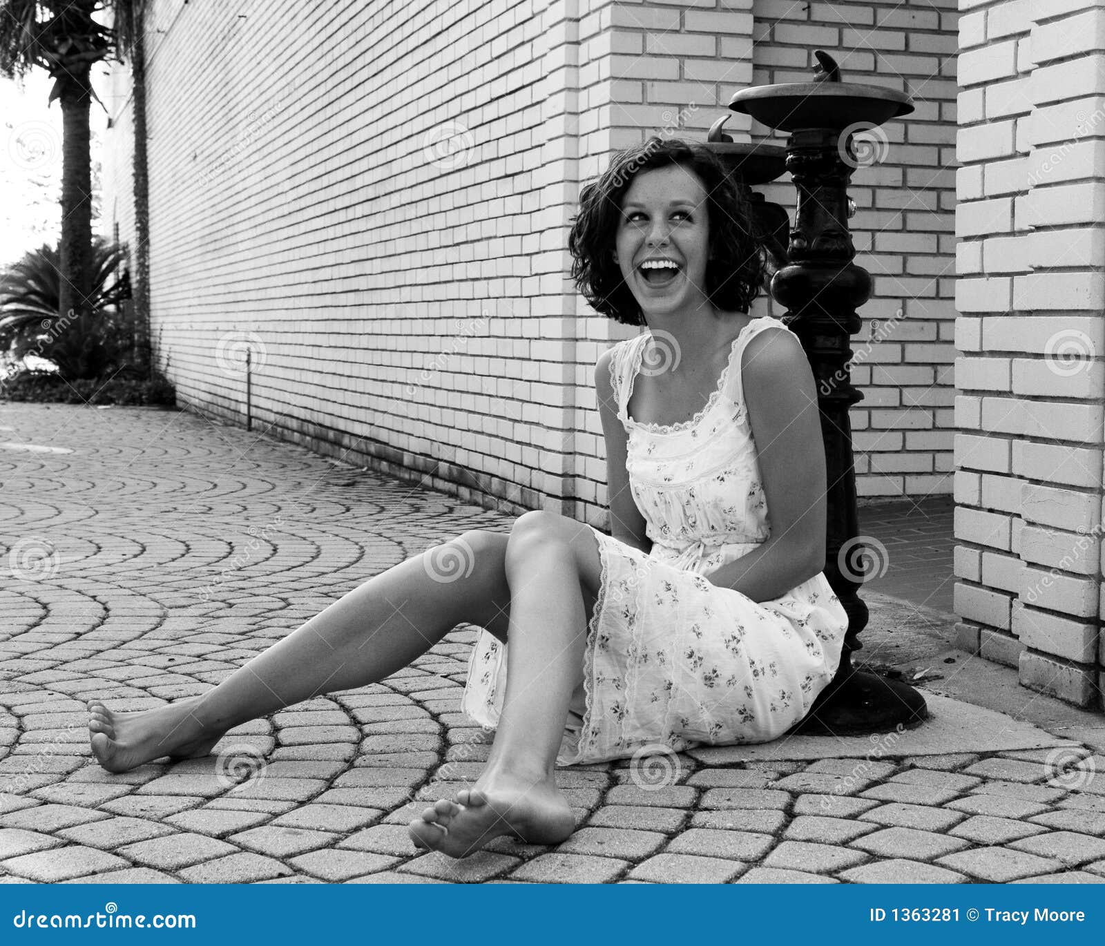 Teen girl laughing stock image. Image of headshot, teen - 1363281