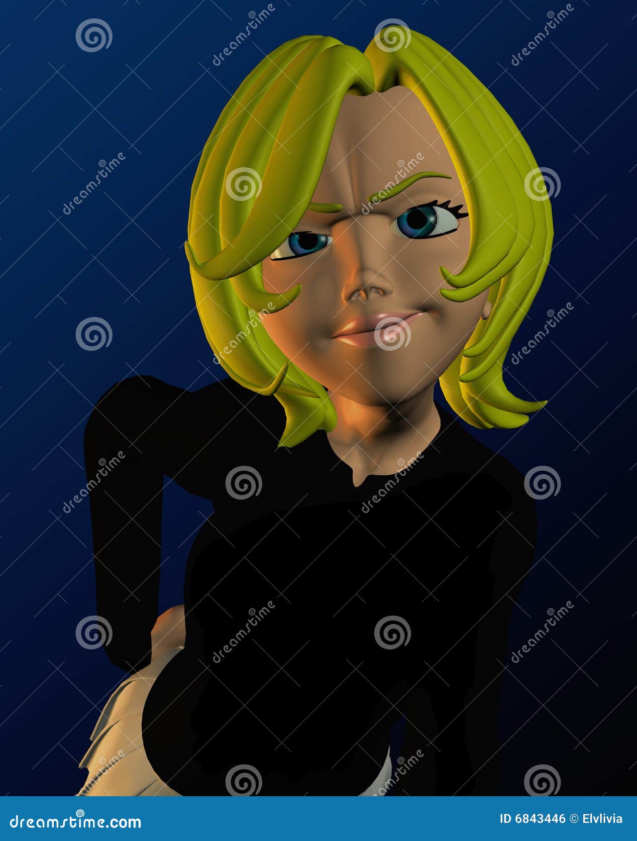 Perplexed Girl Look At Metro Plan Cartoon Vector | CartoonDealer.com ...