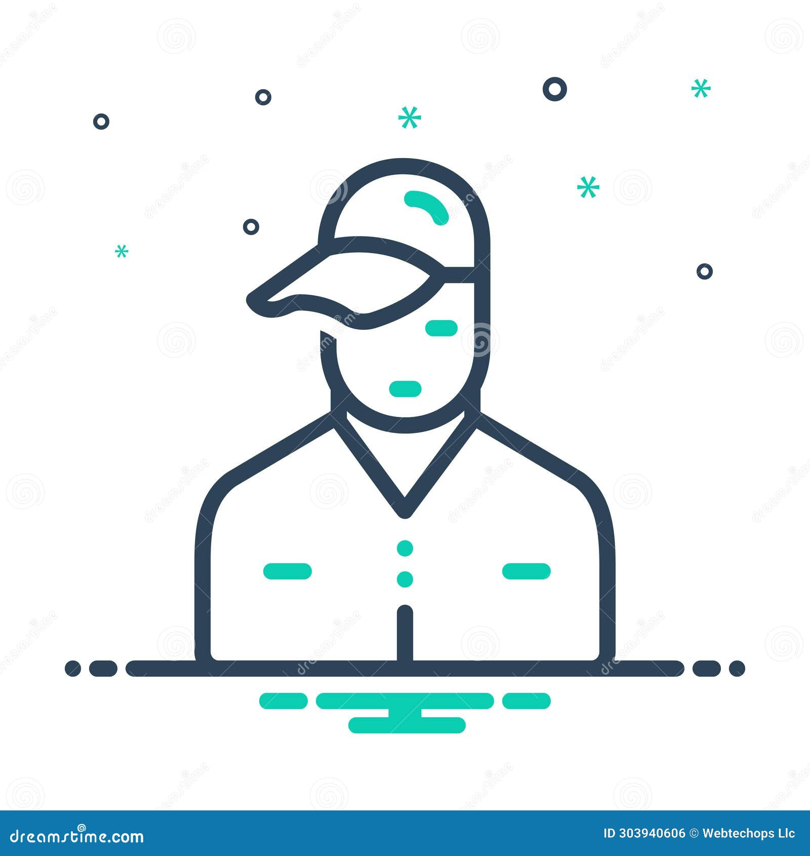 Mix Icon for Teen, Adolescent and Young Stock Vector - Illustration of ...