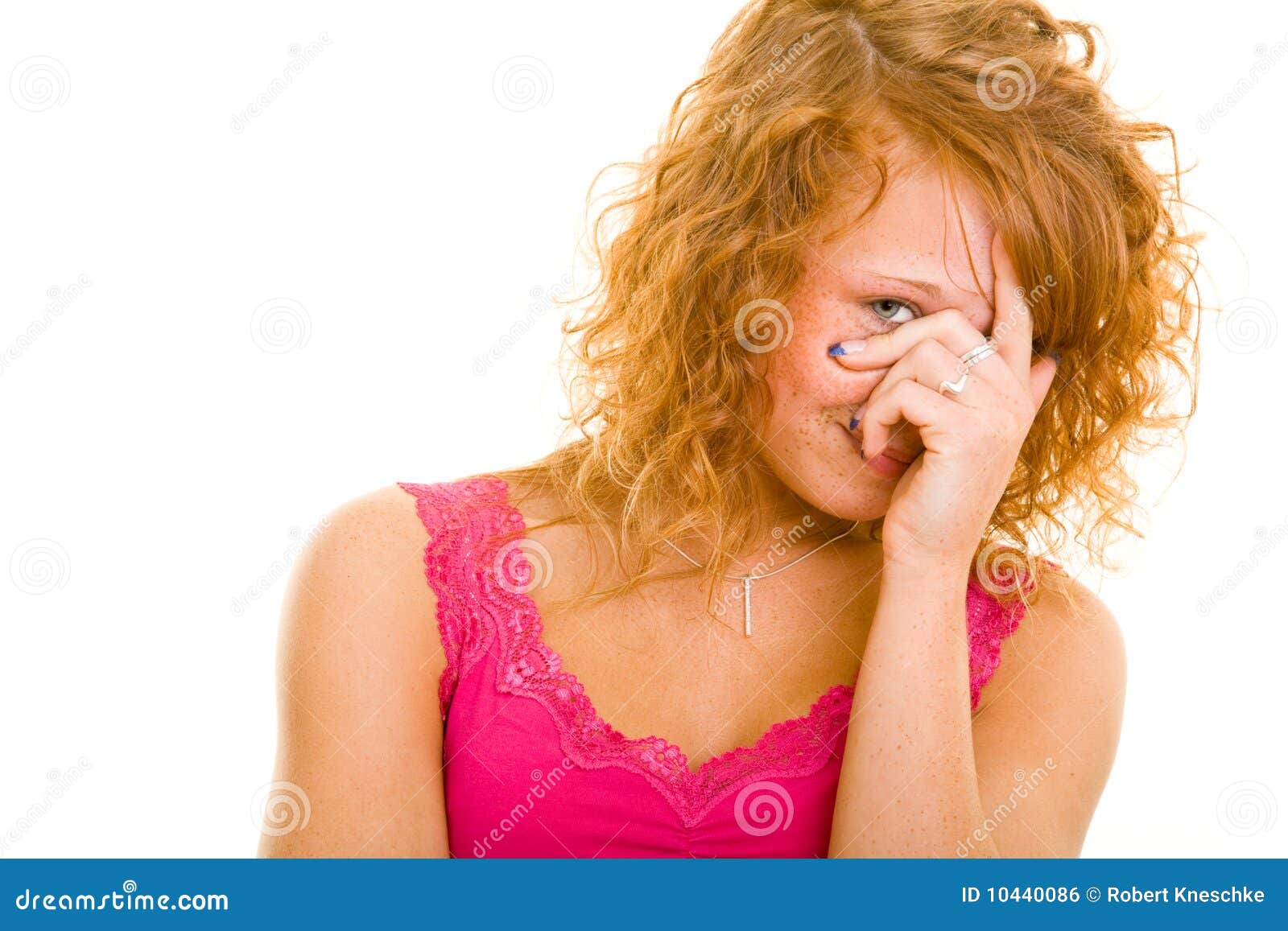 Teen looking shy stock photo. Image of portrait, horizontal - 10440086