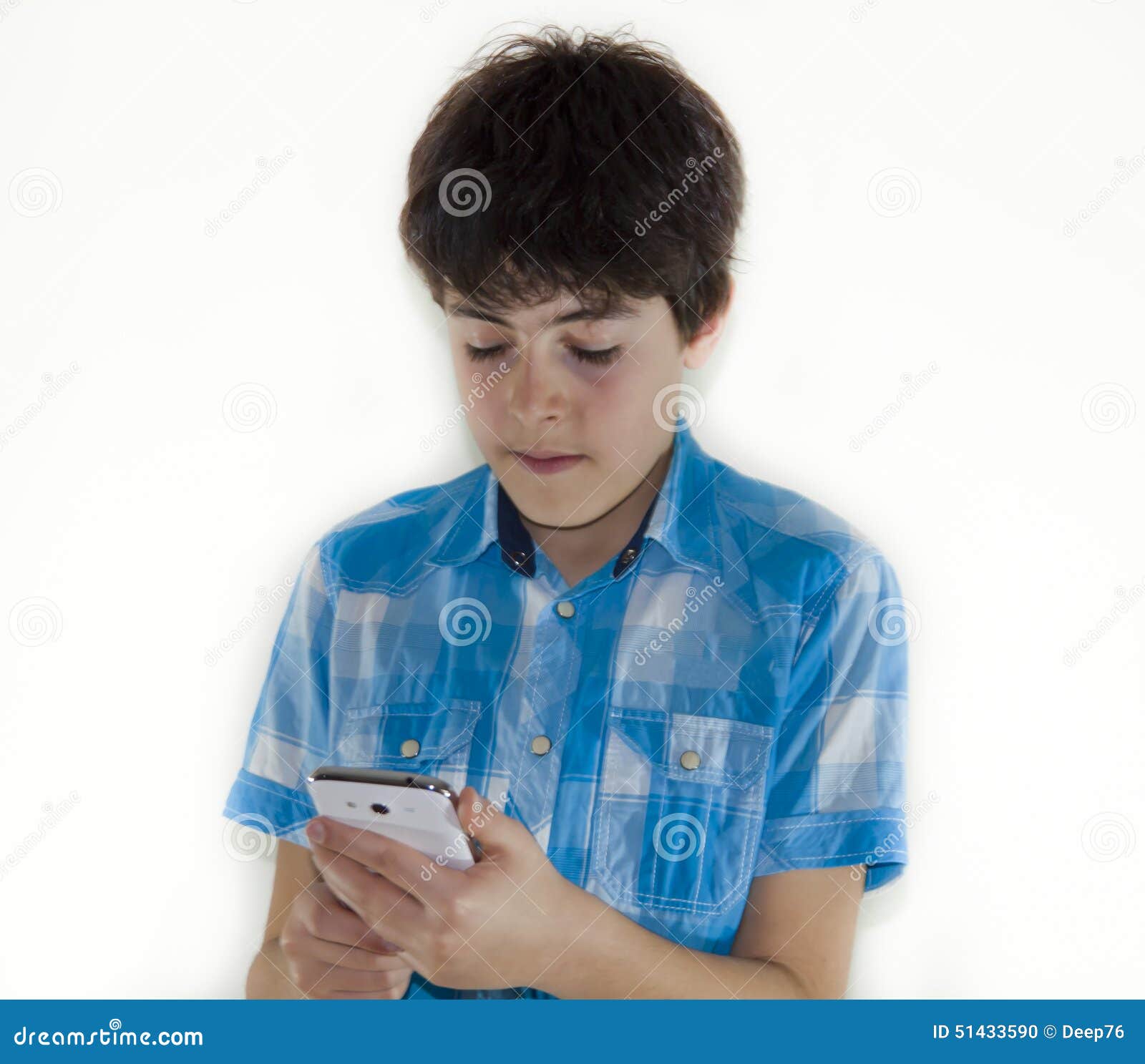Teen is Looking To the Digital Notepad Stock Photo - Image of notpad ...