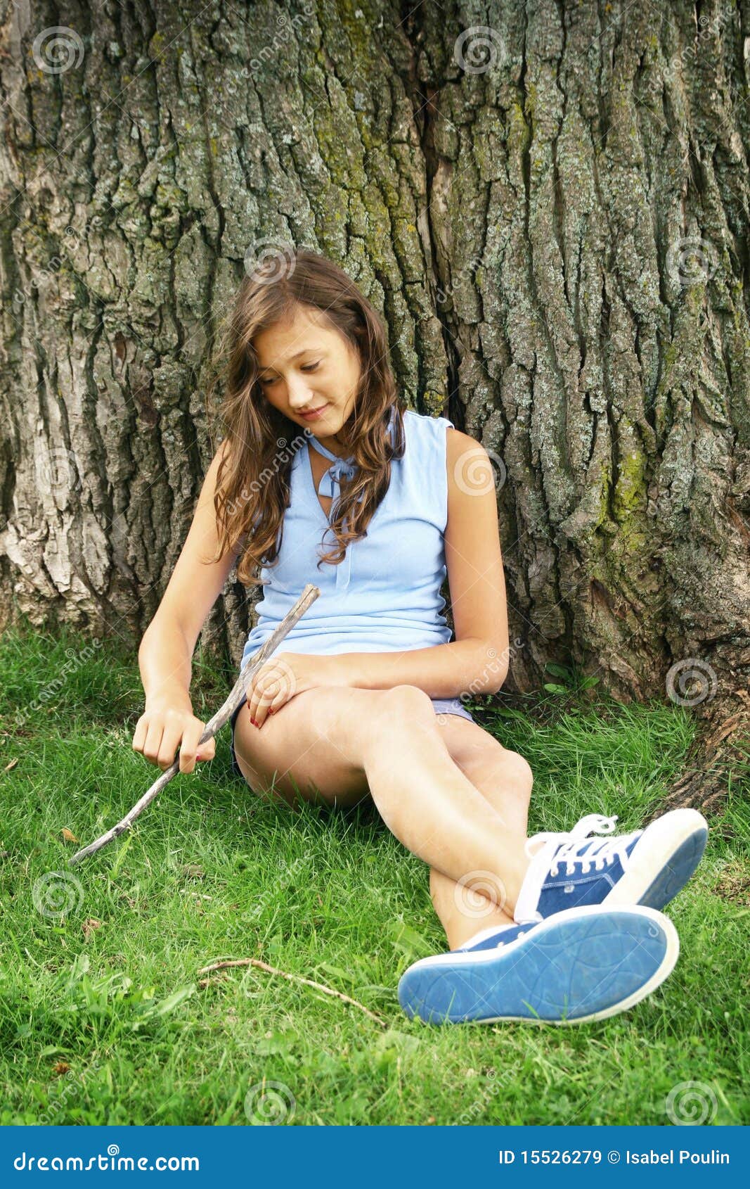 Teen in a park stock image. Image of outdoors, elementary - 15526279
